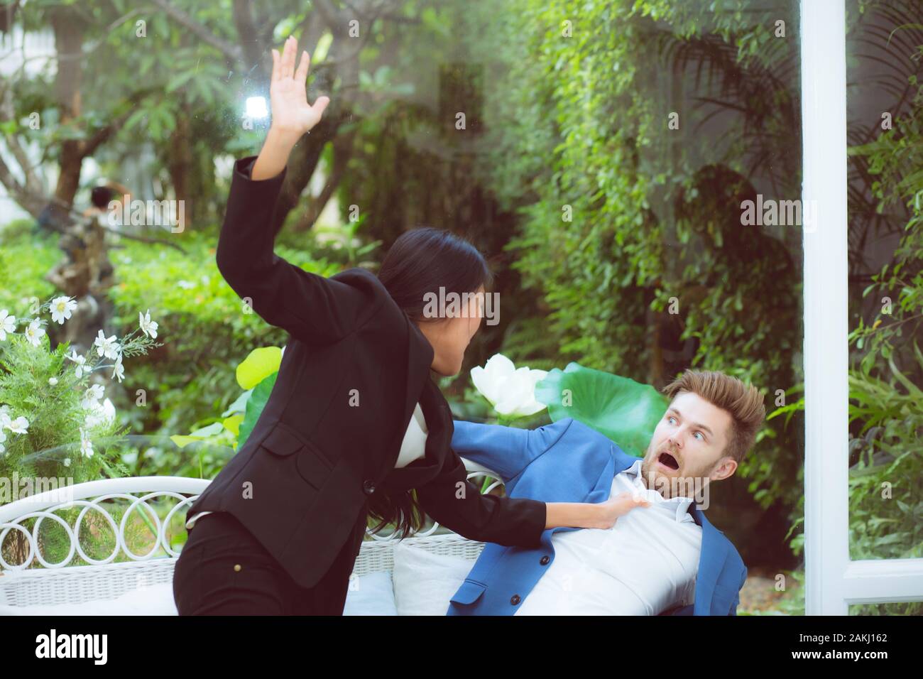 Work meeting boss angry hi-res stock photography and images - Alamy