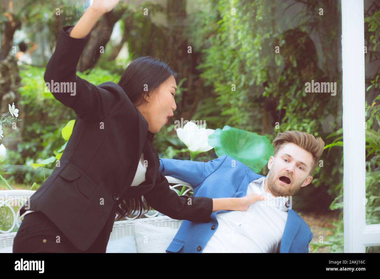 Work meeting boss angry hi-res stock photography and images - Alamy