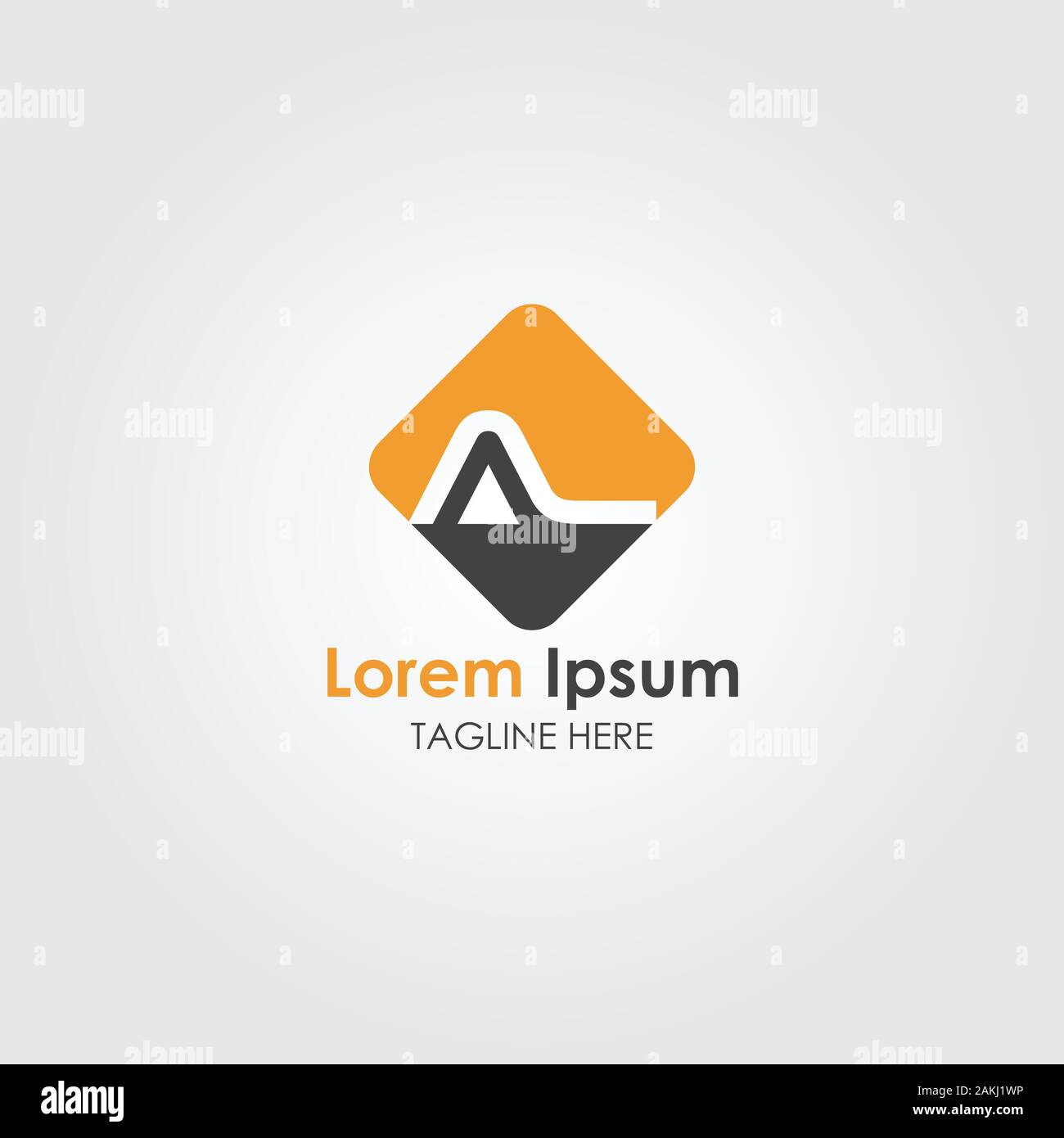 Initial AL Letter Logo With Creative Modern Business Typography Vector ...