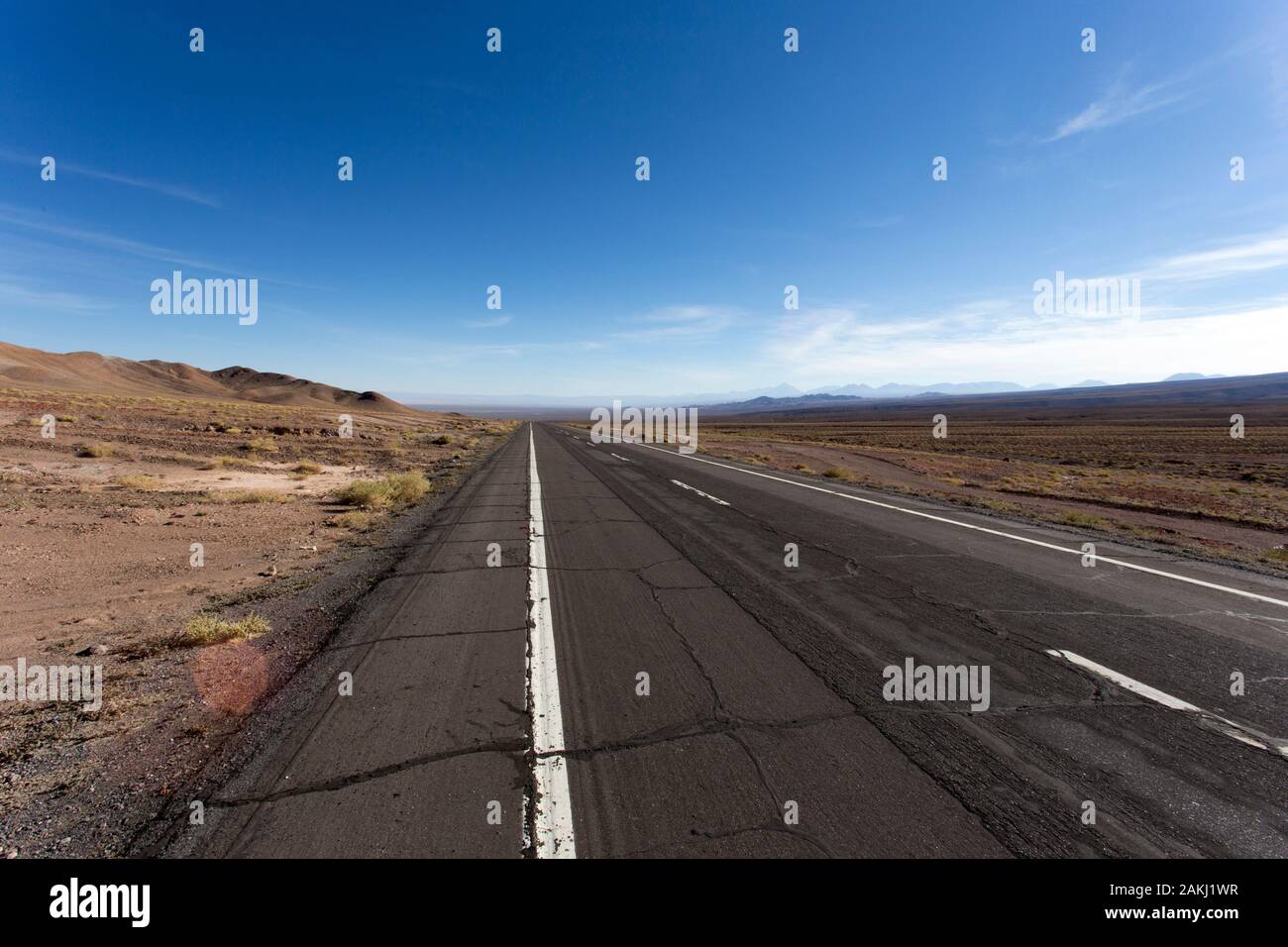 The famous route 5, Panamericana, in Chile Stock Photo - Alamy