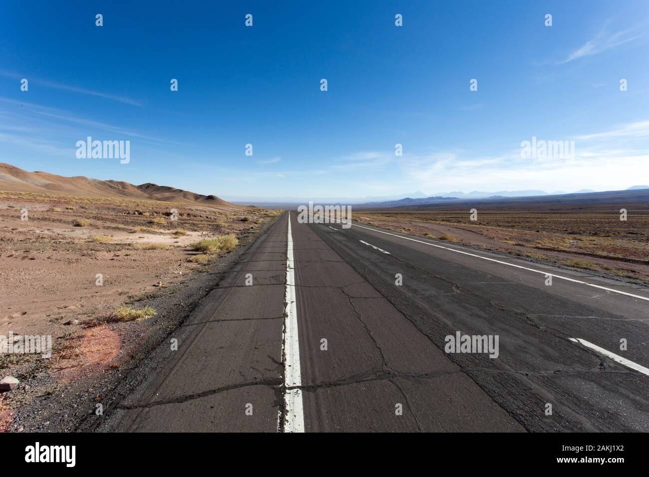 The famous route 5, Panamericana, in Chile Stock Photo - Alamy