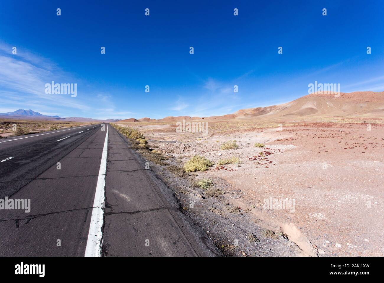 The famous route 5, Panamericana, in Chile Stock Photo - Alamy