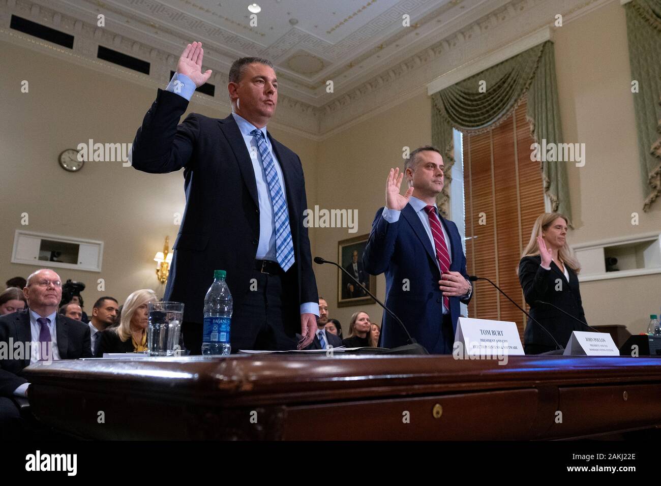 Washington DC, USA. 9th Jan 2020. From left to right: Tom Burt ...