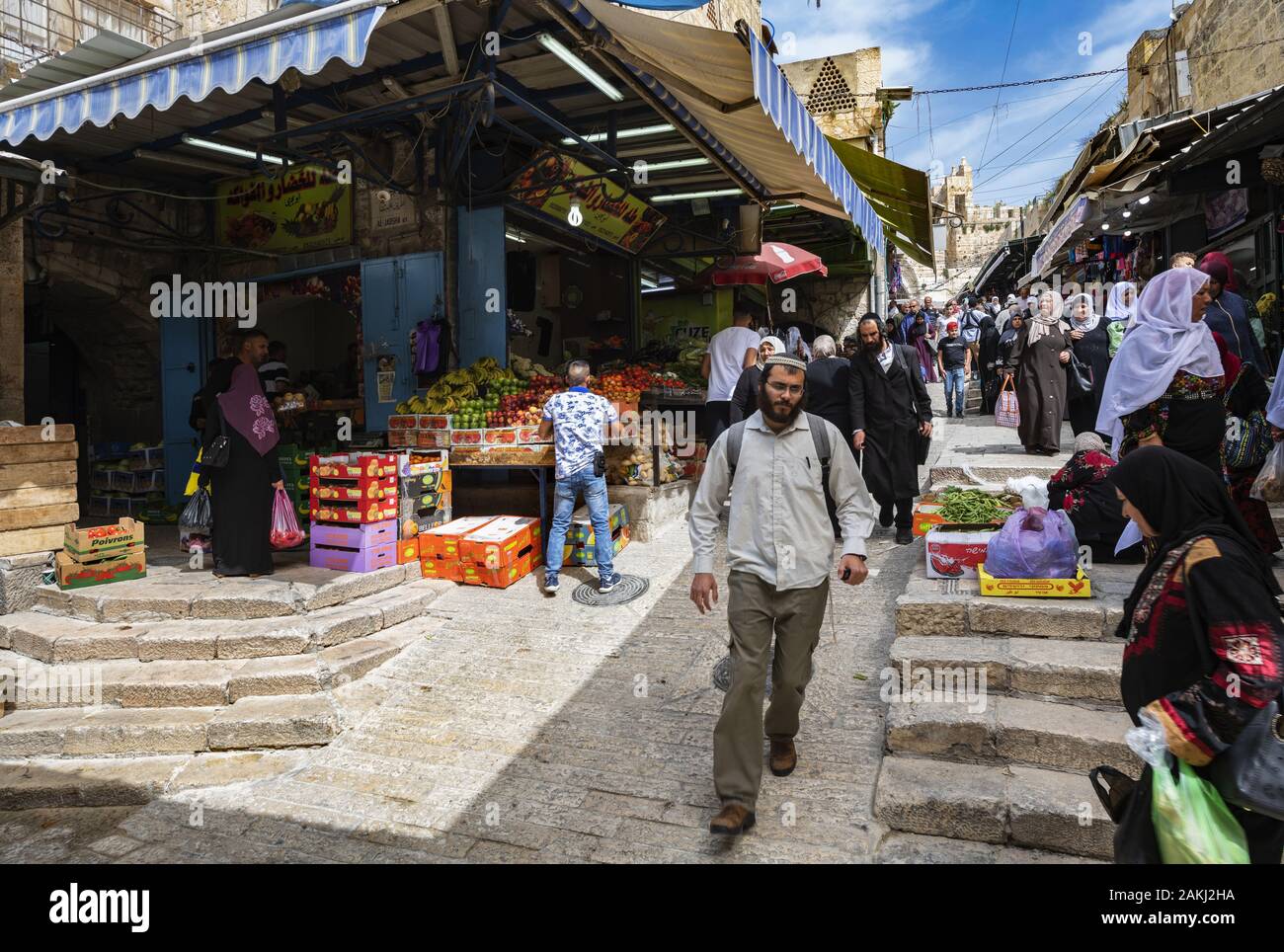 Life in the Old City of Jerusalem Stock Photo - Alamy