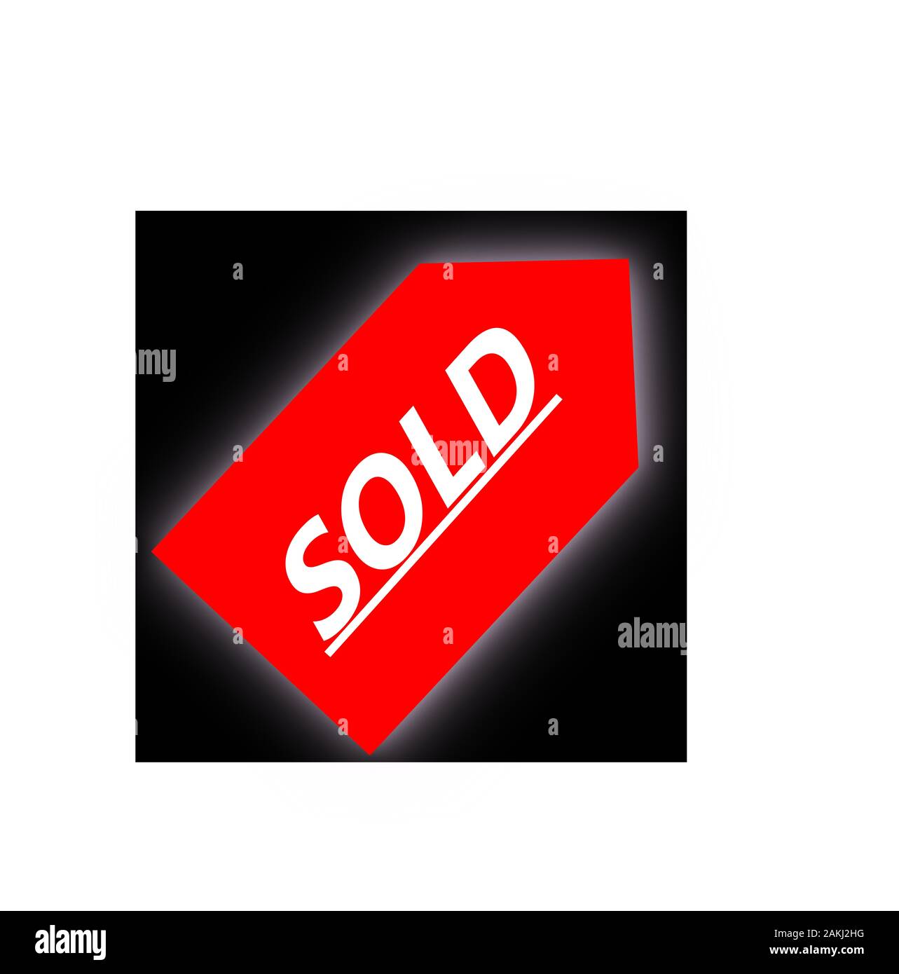 sold label tag Stock Photo - Alamy