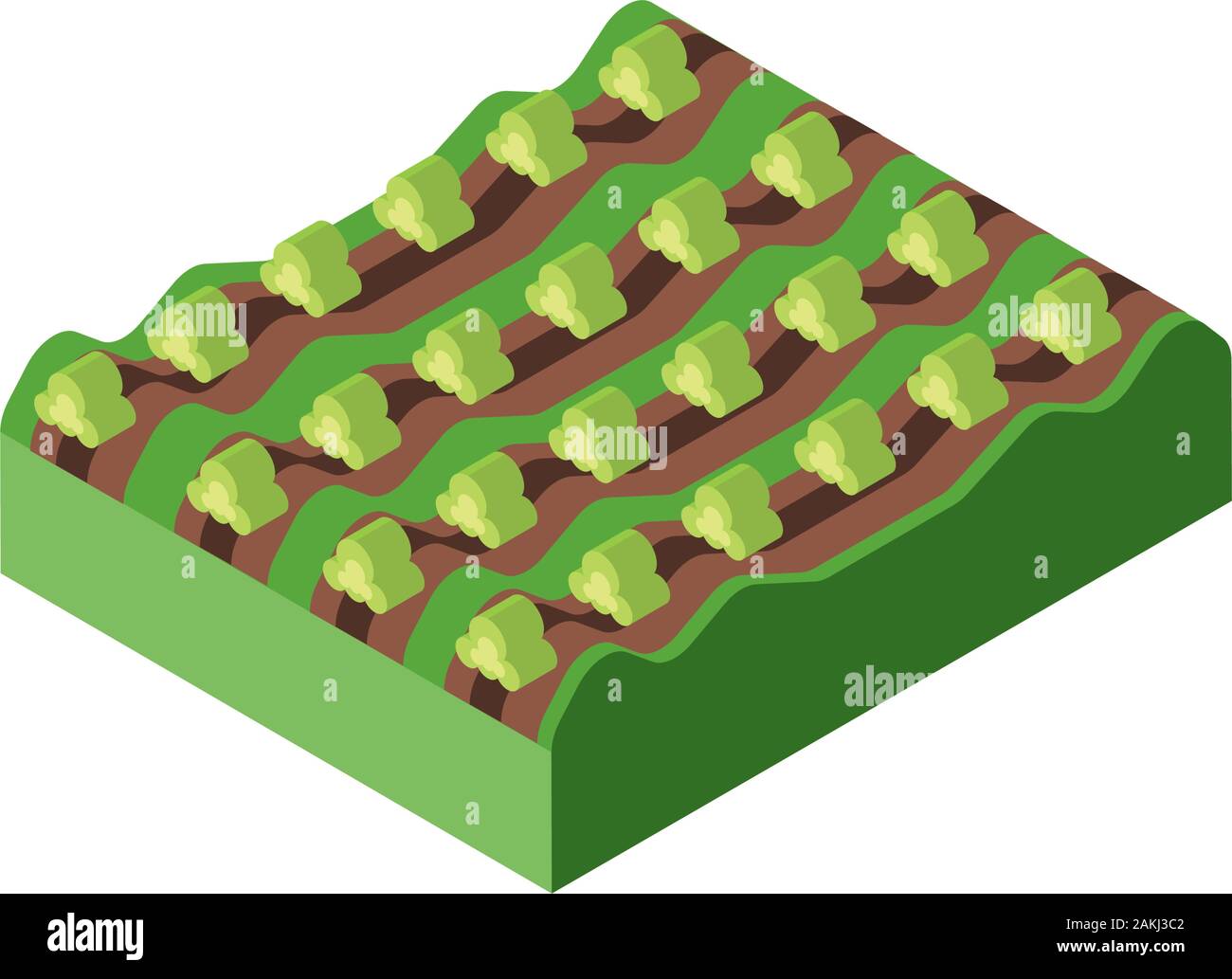 Isometric shrubs design, Nature element earth eco ecology conservation ...