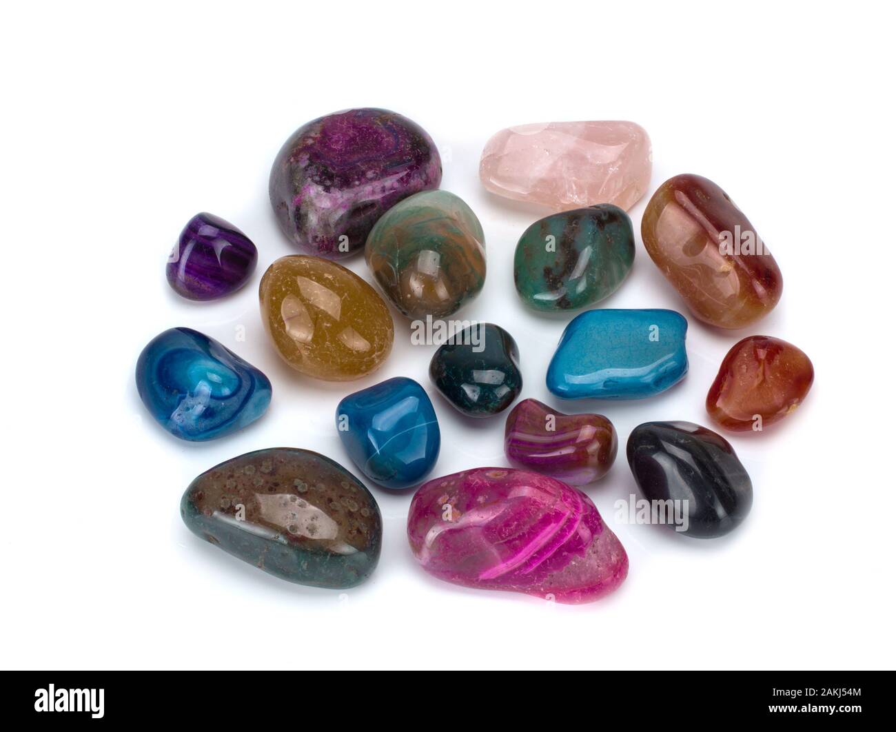 Tumbled gemstones hi-res stock photography and images - Alamy