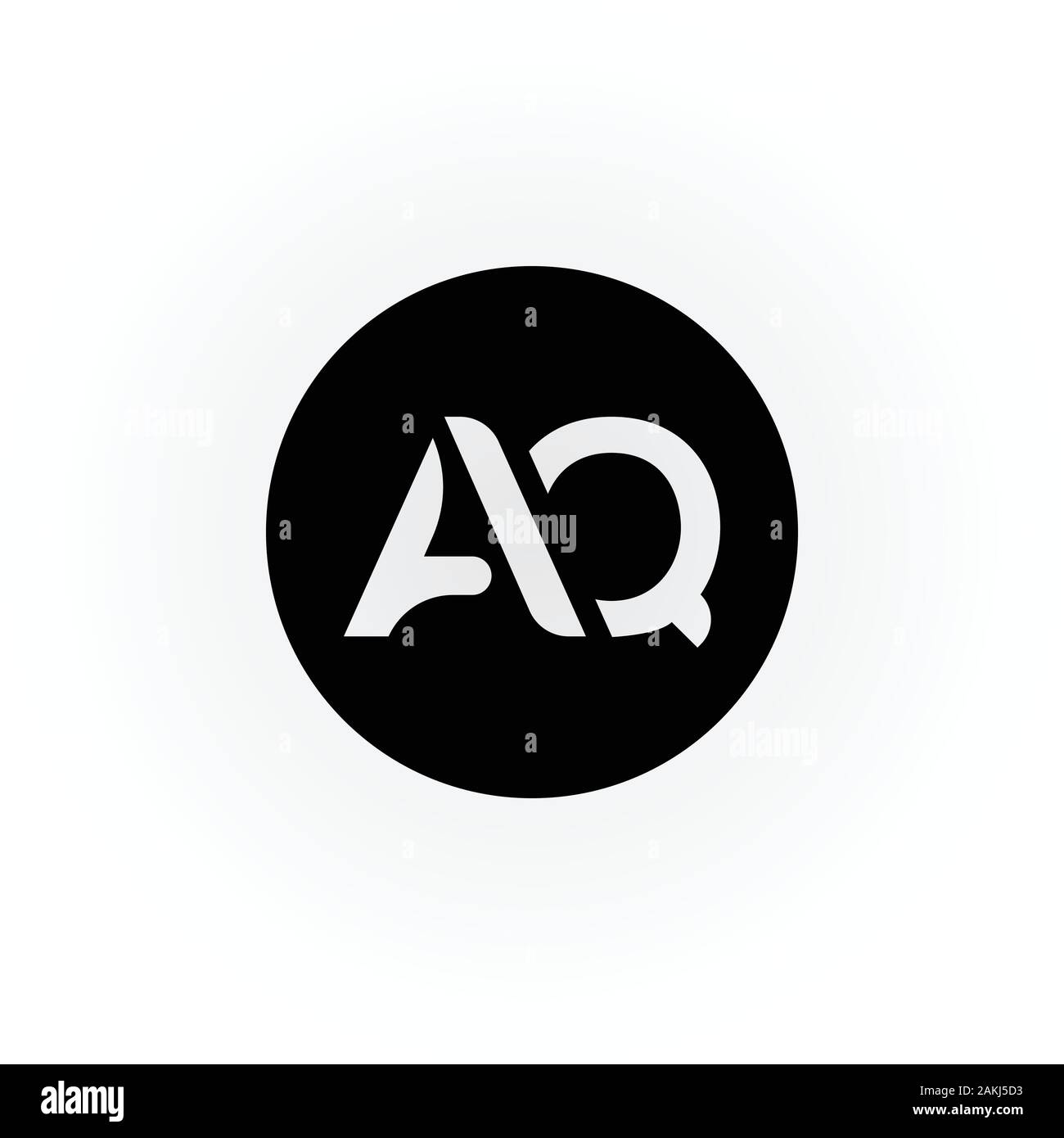 Initial AQ Letter Logo With Creative Modern Business Typography Vector ...