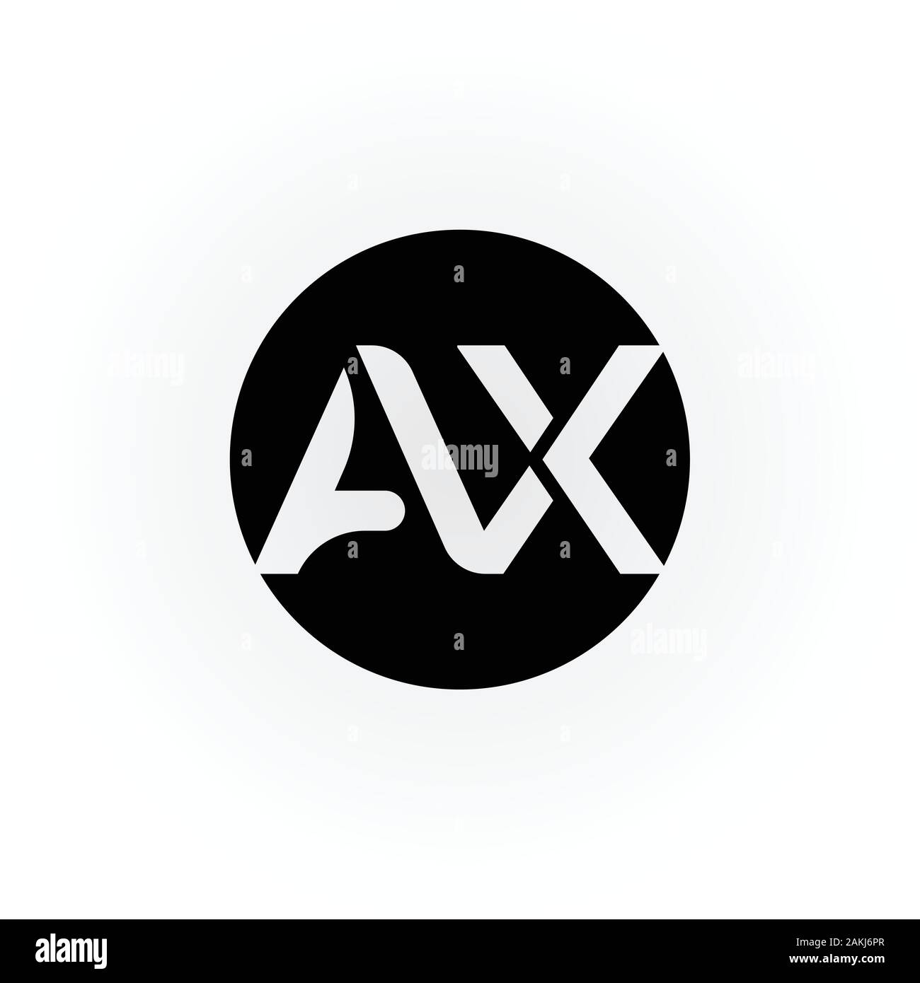 Initial AX Letter Logo With Creative Modern Business Typography Vector ...