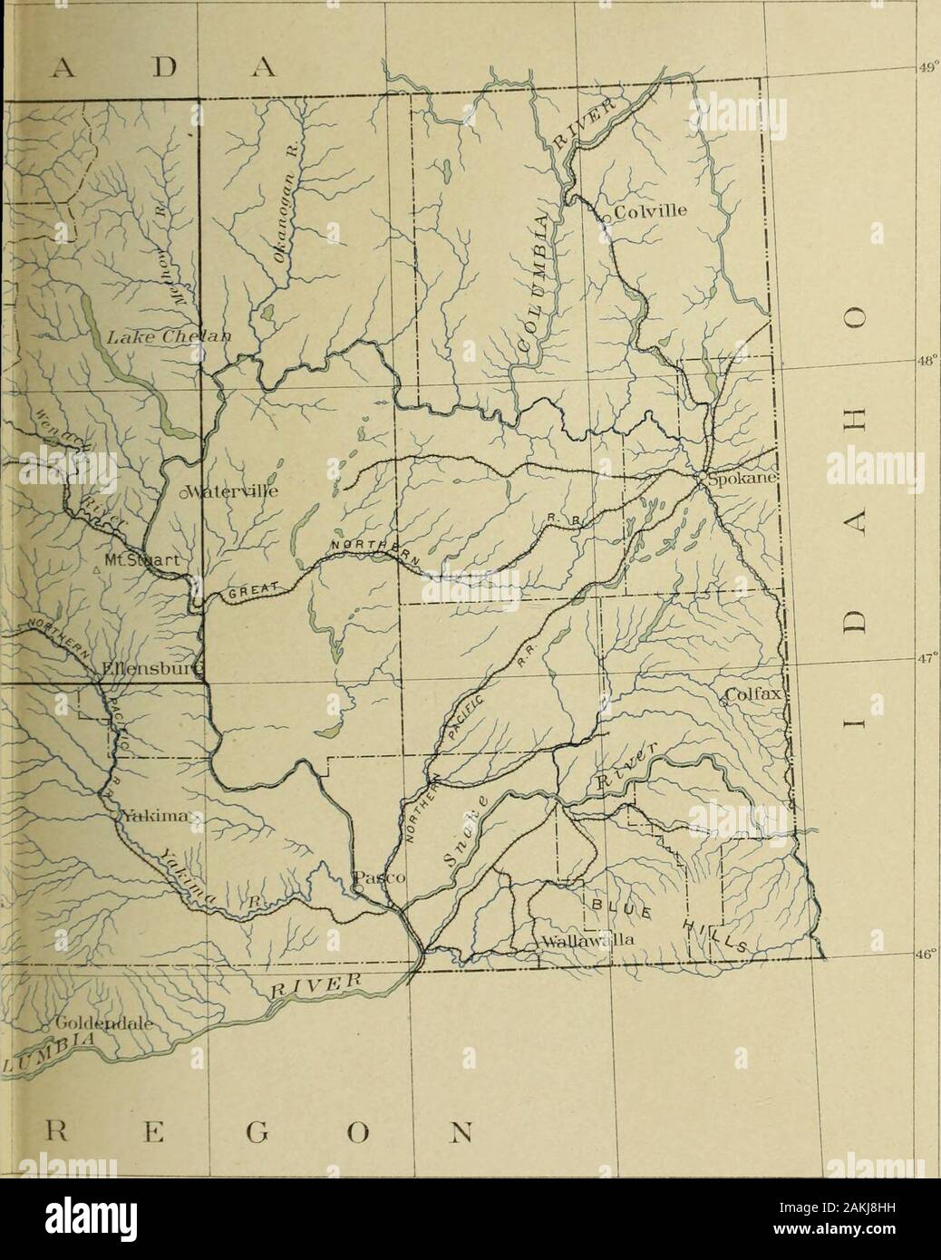 Canadian pacific railway map hi-res stock photography and images - Alamy