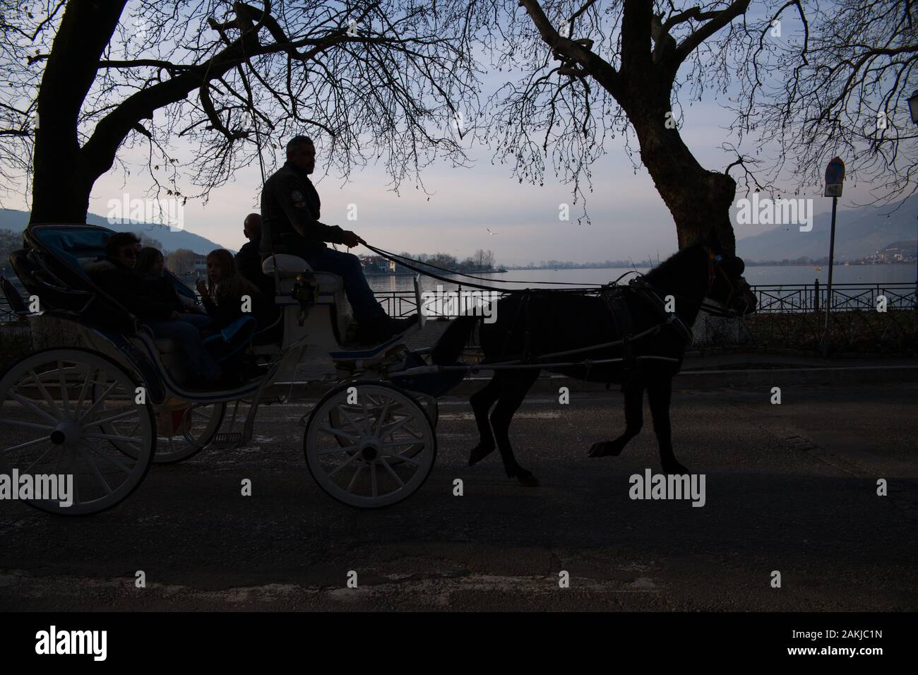 The carriage, Ioannina Greece Stock Photo - Alamy