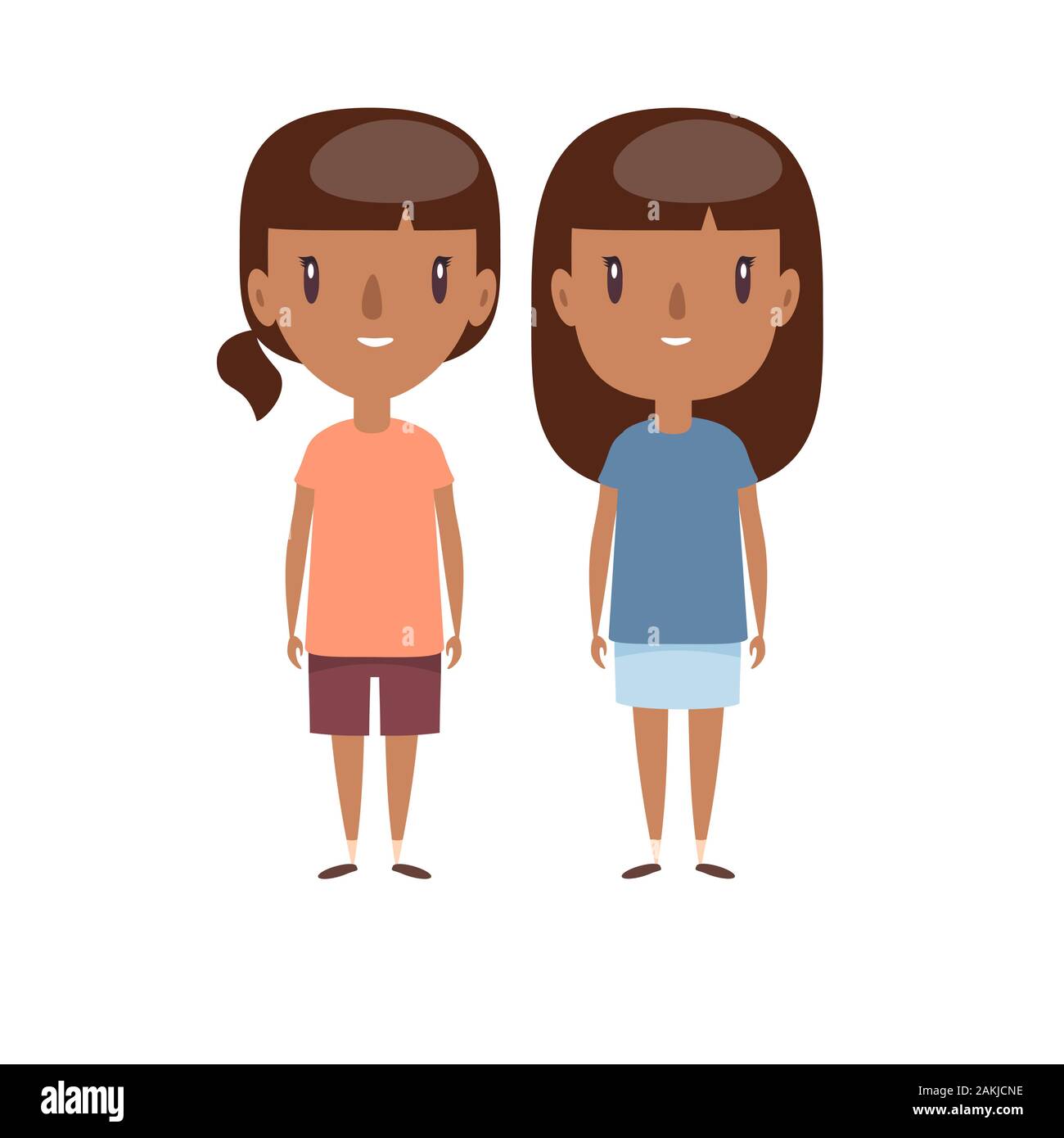 Boy And Girl Characters Stock Vector Image Art Alamy Boy And Girl Characters Stock Vector Image Art Alamy