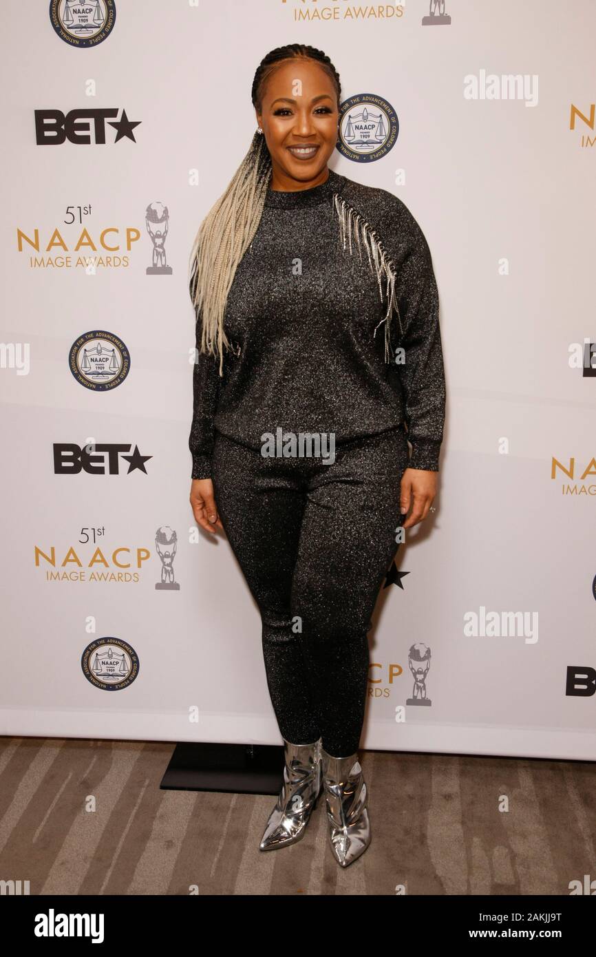 Erica campbell 51st naacp awards hi-res stock photography and images ...