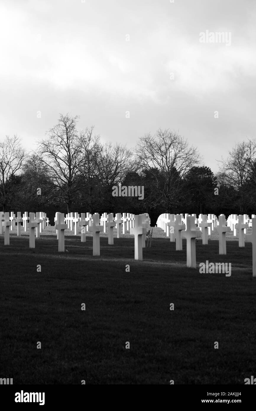 American Memorial At Normandy, D Day High Resolution Stock Photography ...
