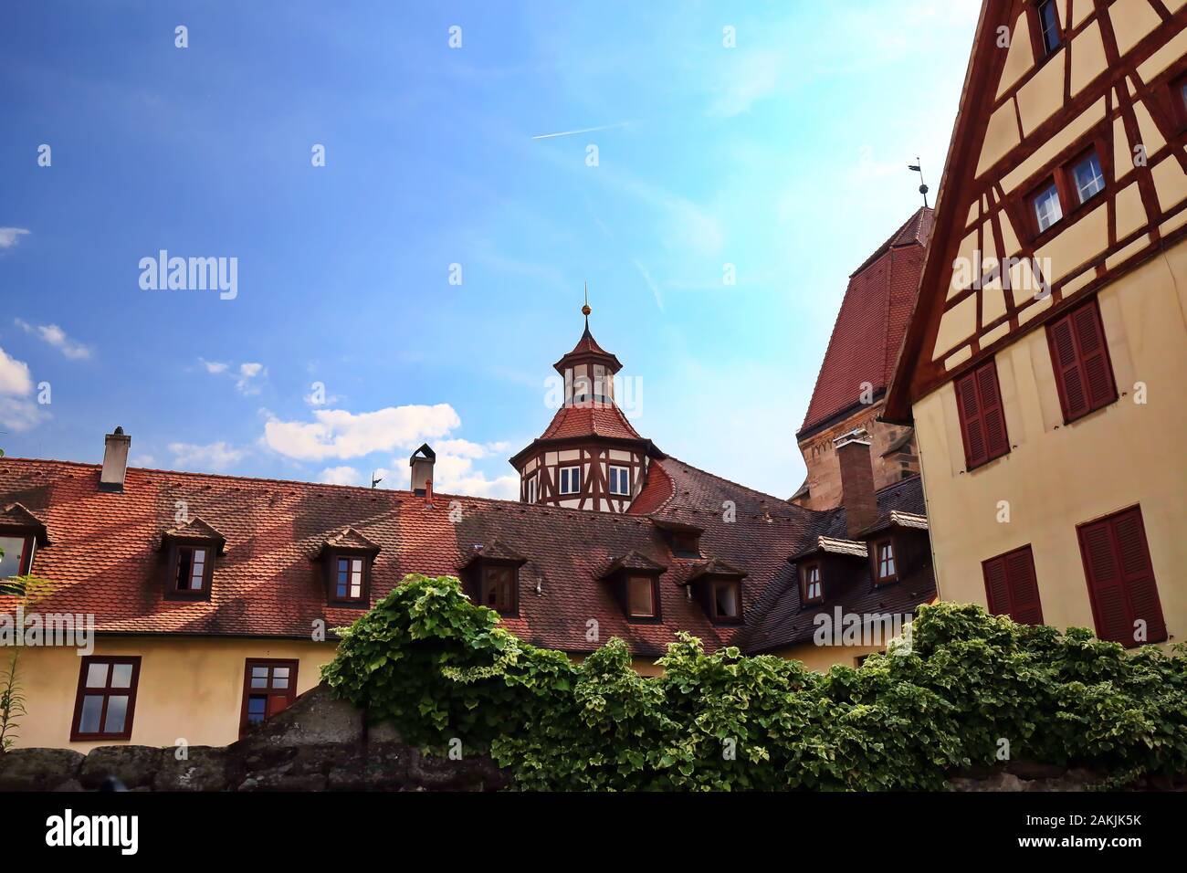 Ansbach is a city in Bavaria, Behringerhof Stock Photo - Alamy