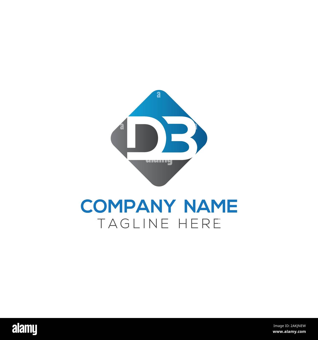 Initial DB Letter Logo With Creative Modern Business Typography Vector ...