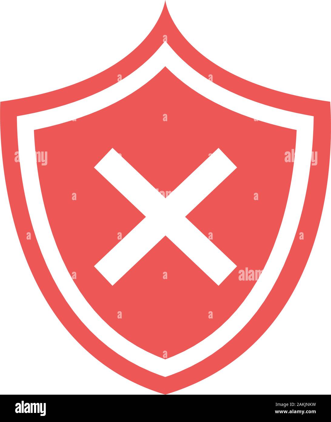cyber security with shield flat style icon vector illustration design ...