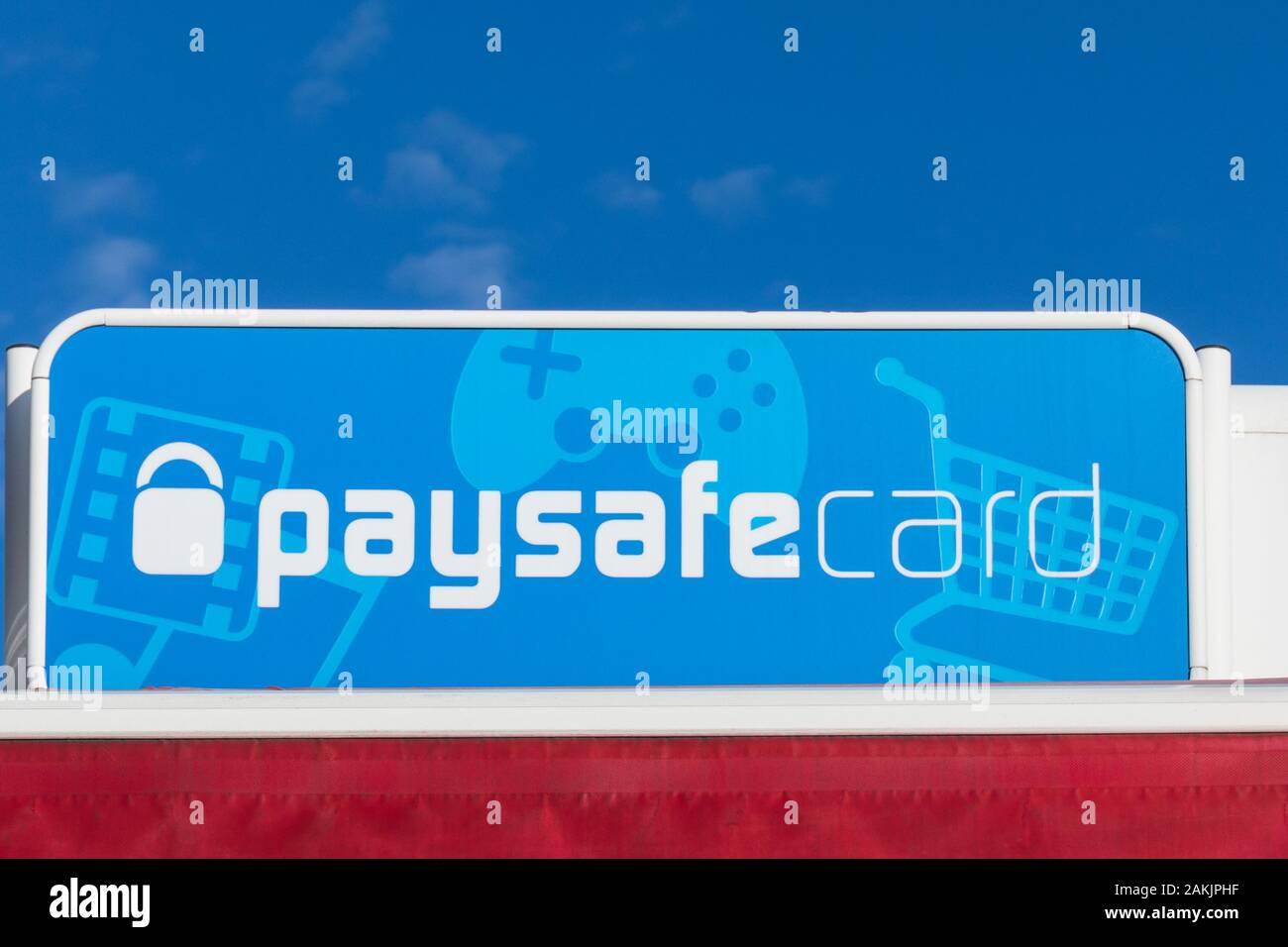 Paysafecard sign hi-res stock photography and images - Alamy
