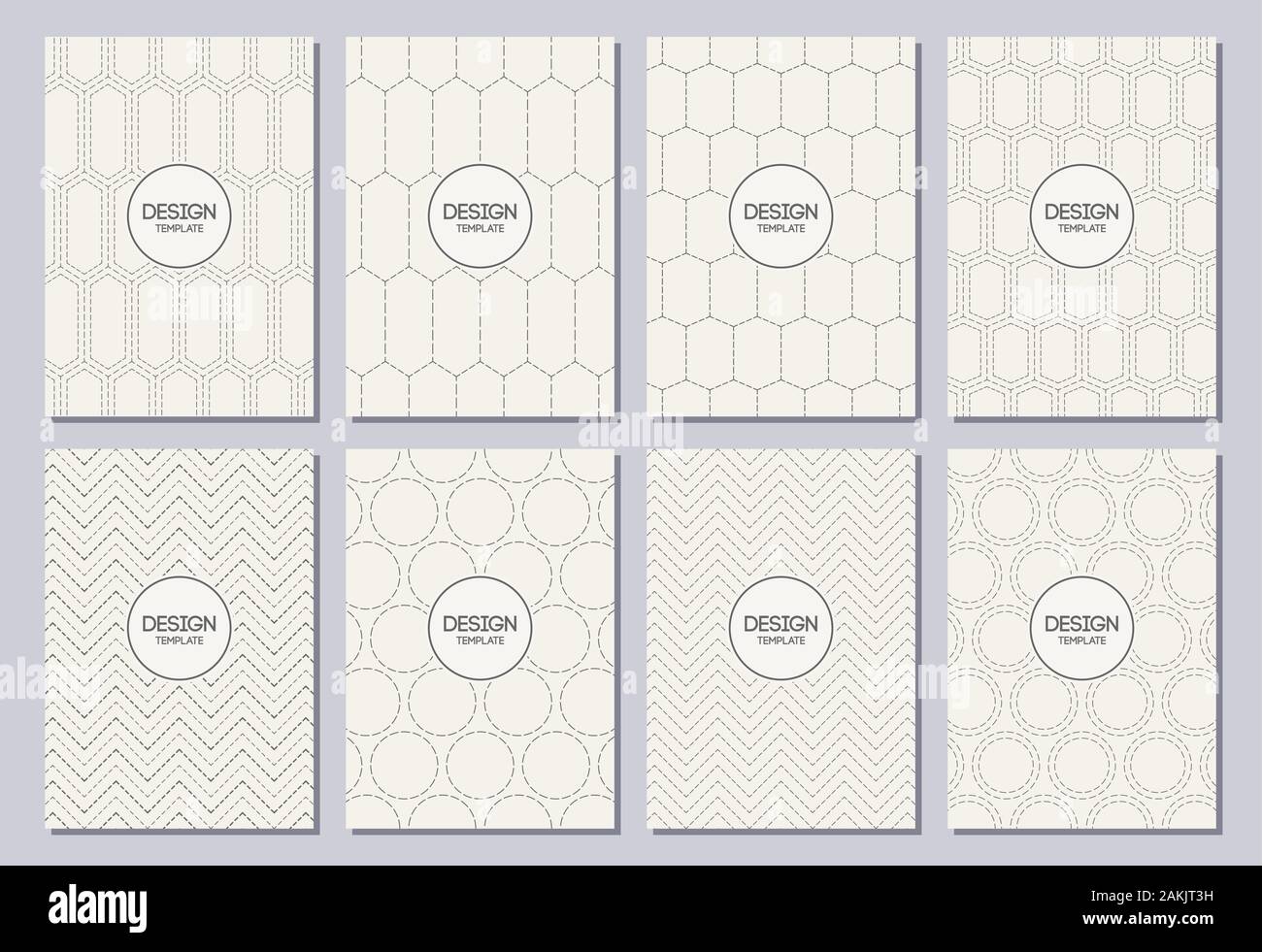 Set of flyers, posters, banners, placards, brochure design templates A6 ...