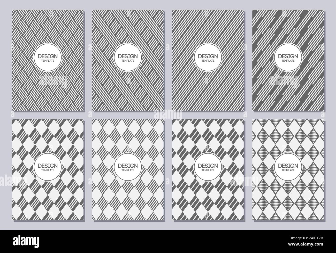 Set of flyers, posters, banners, placards, brochure design templates A6 ...