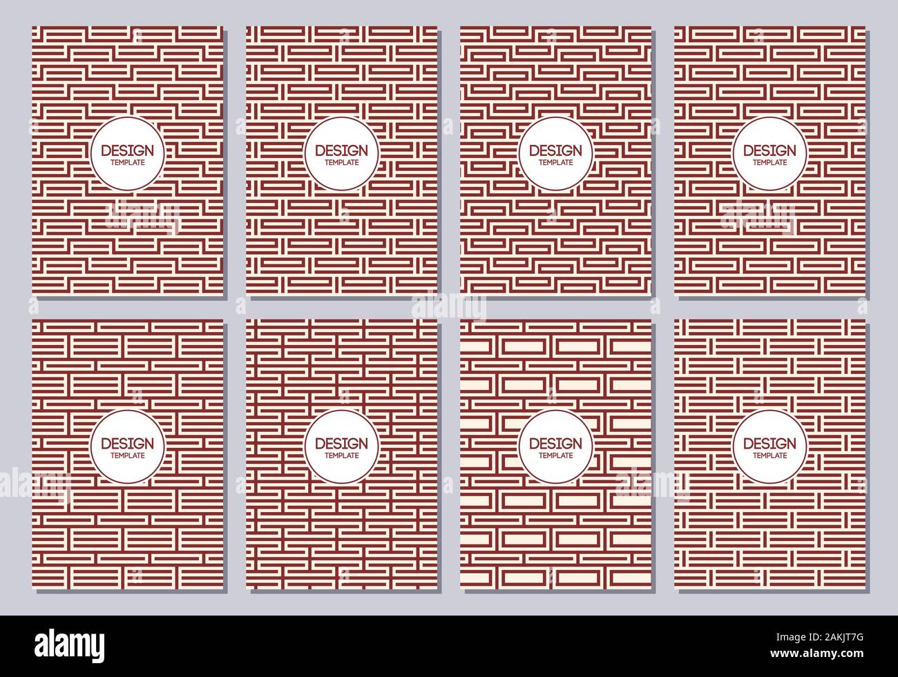 Set of flyers, posters, banners, placards, brochure design templates A6 ...