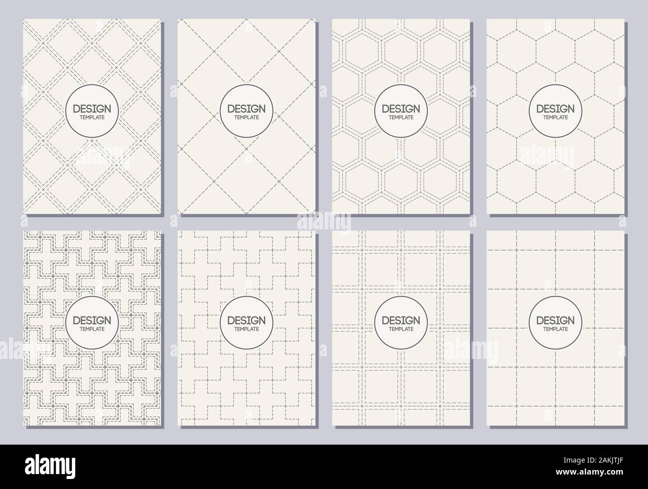 Set of flyers, posters, banners, placards, brochure design templates A6 ...