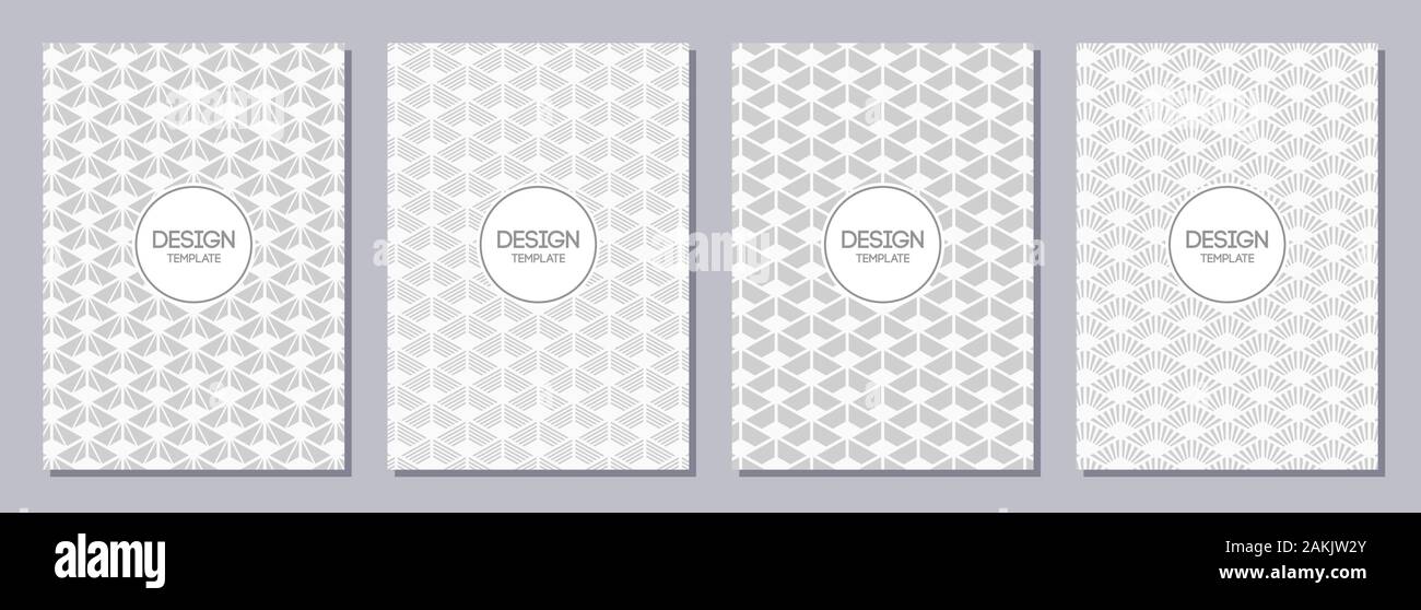 Set of flyers, posters, banners, placards, brochure design templates A6 ...