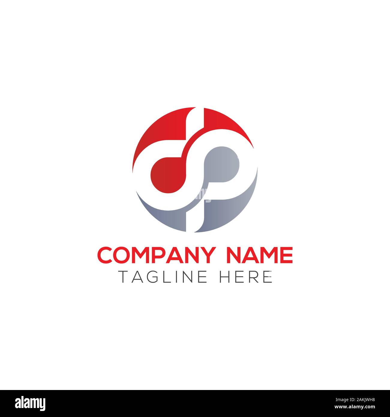 Initial DP Letter Logo With Creative Modern Business Typography Vector Template. Creative ...