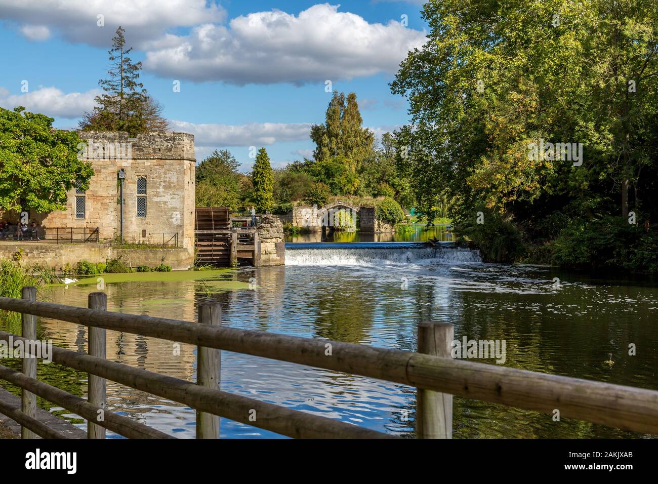 Views of Warwick Castle, Warwickshire, England on a sunny day in 2018 ...