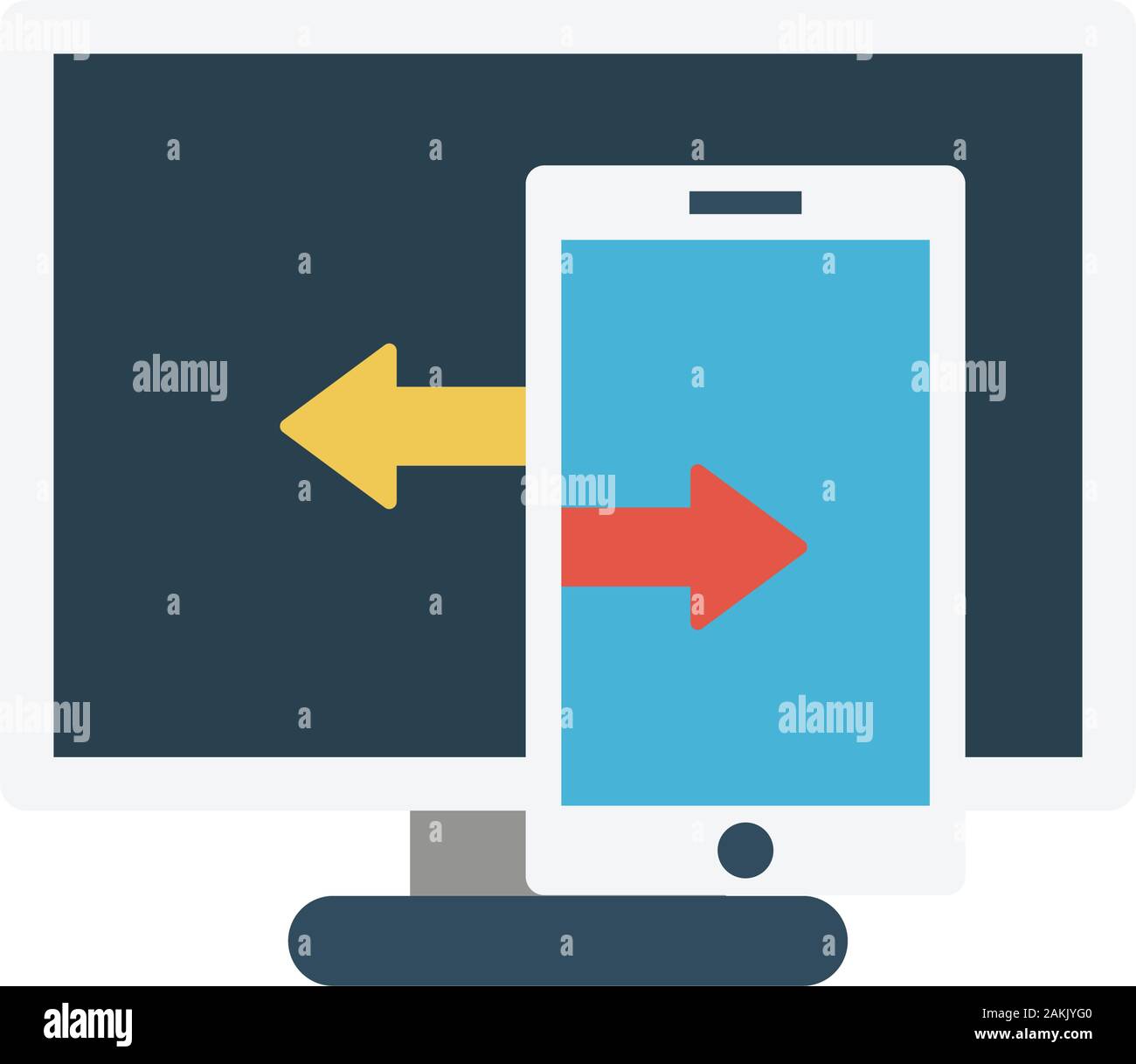 Moving data Stock Vector Images - Alamy