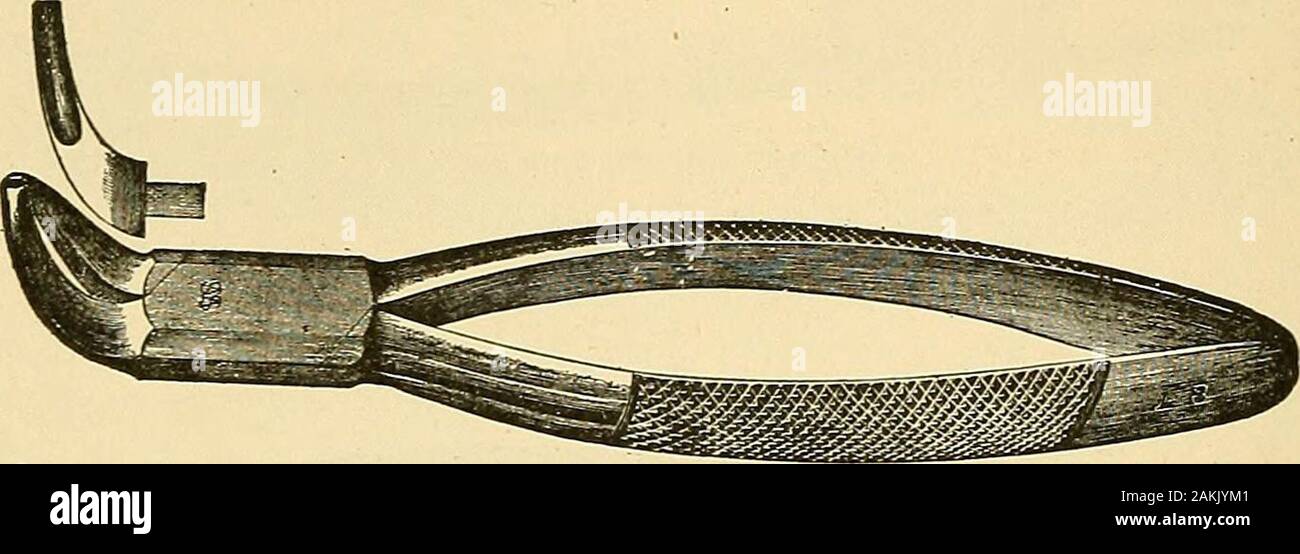 Principles and practice of operative dentistry . perior root forceps ...