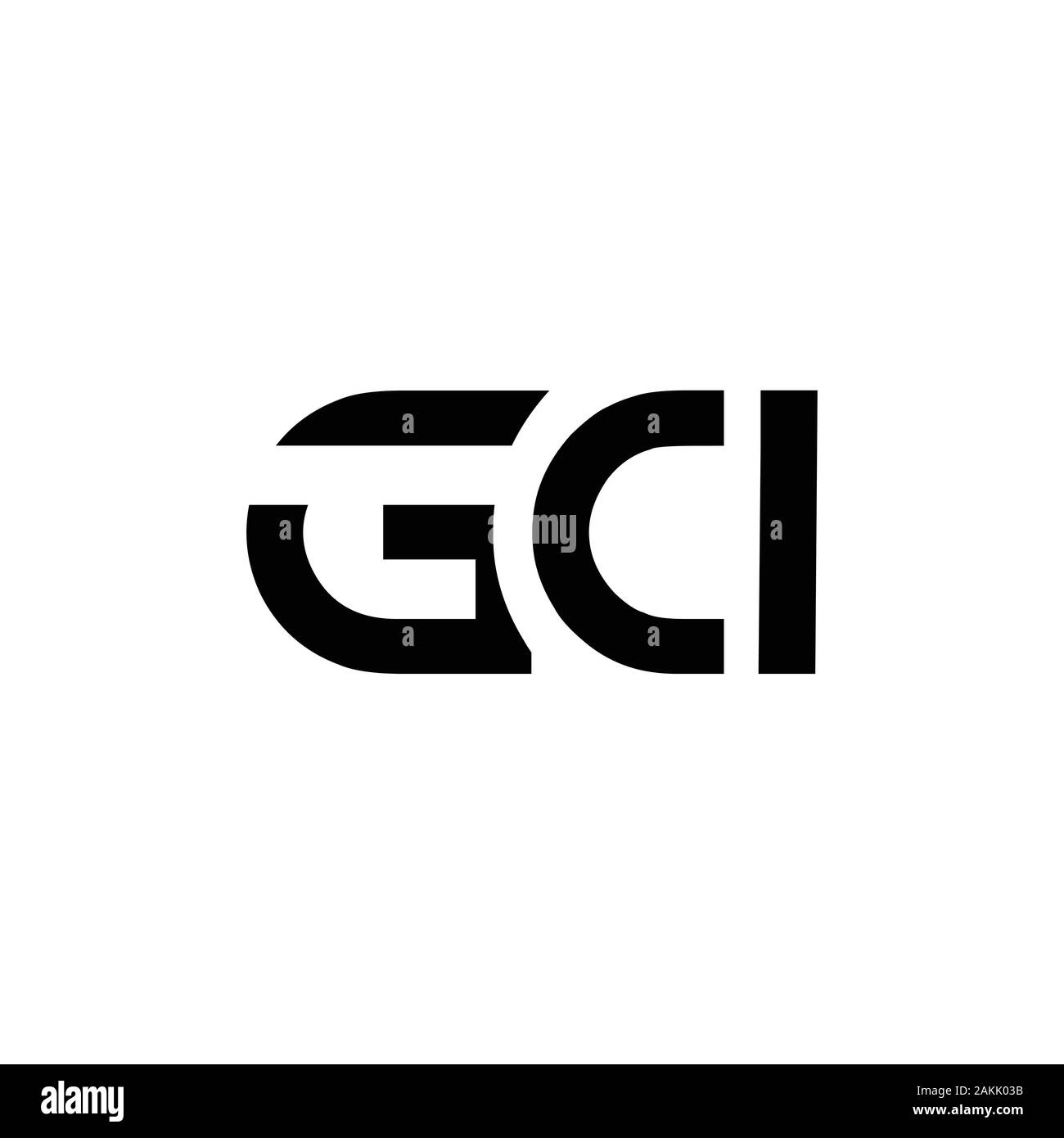 Initial GA Letter Linked Logo. GA letter Type Logo Design vector ...