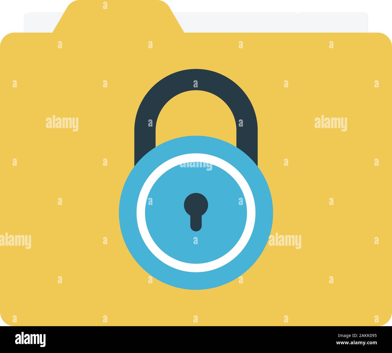 Confidential folder Stock Vector Images - Alamy