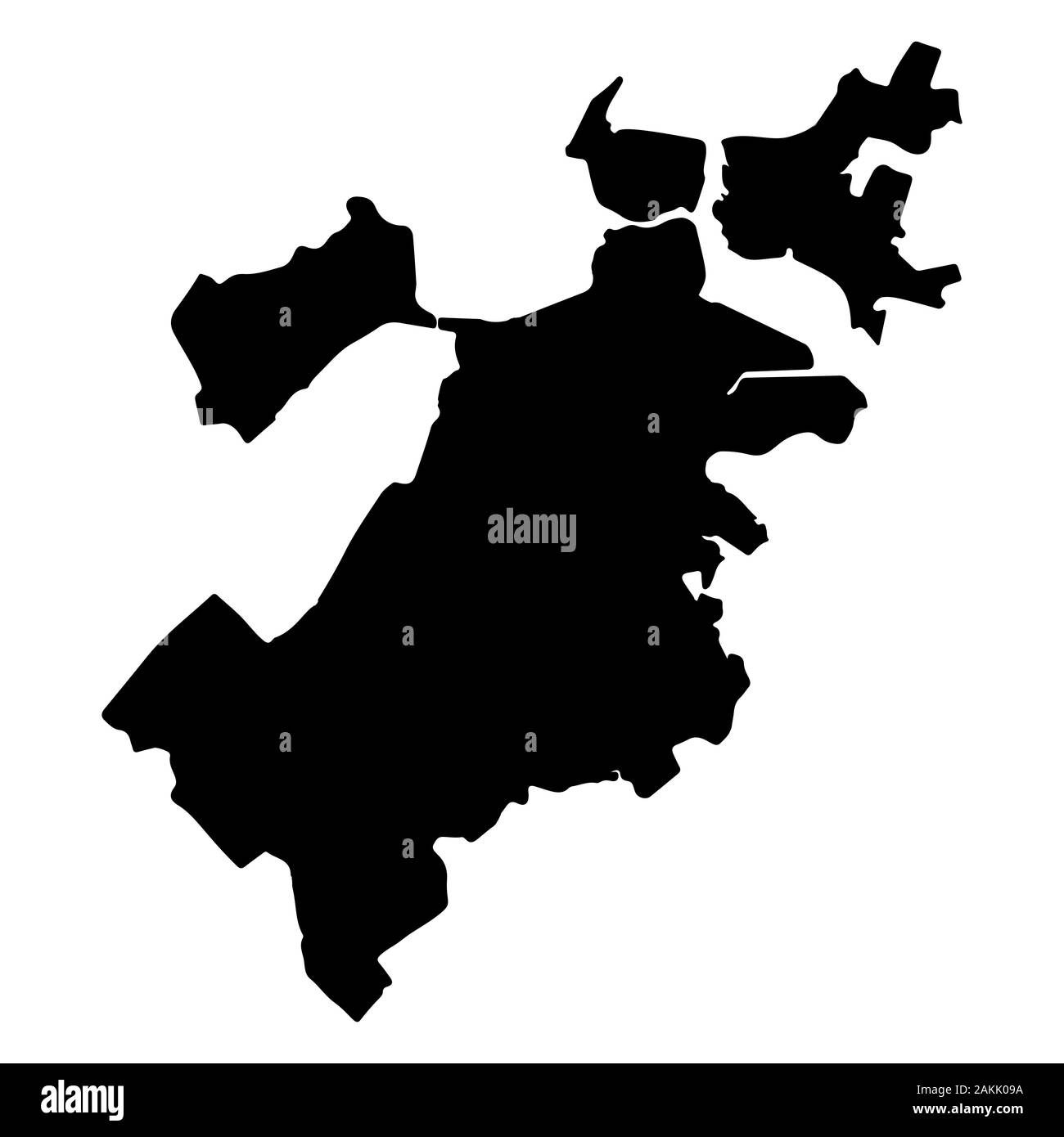 Boston vector map Cut Out Stock Images & Pictures - Alamy