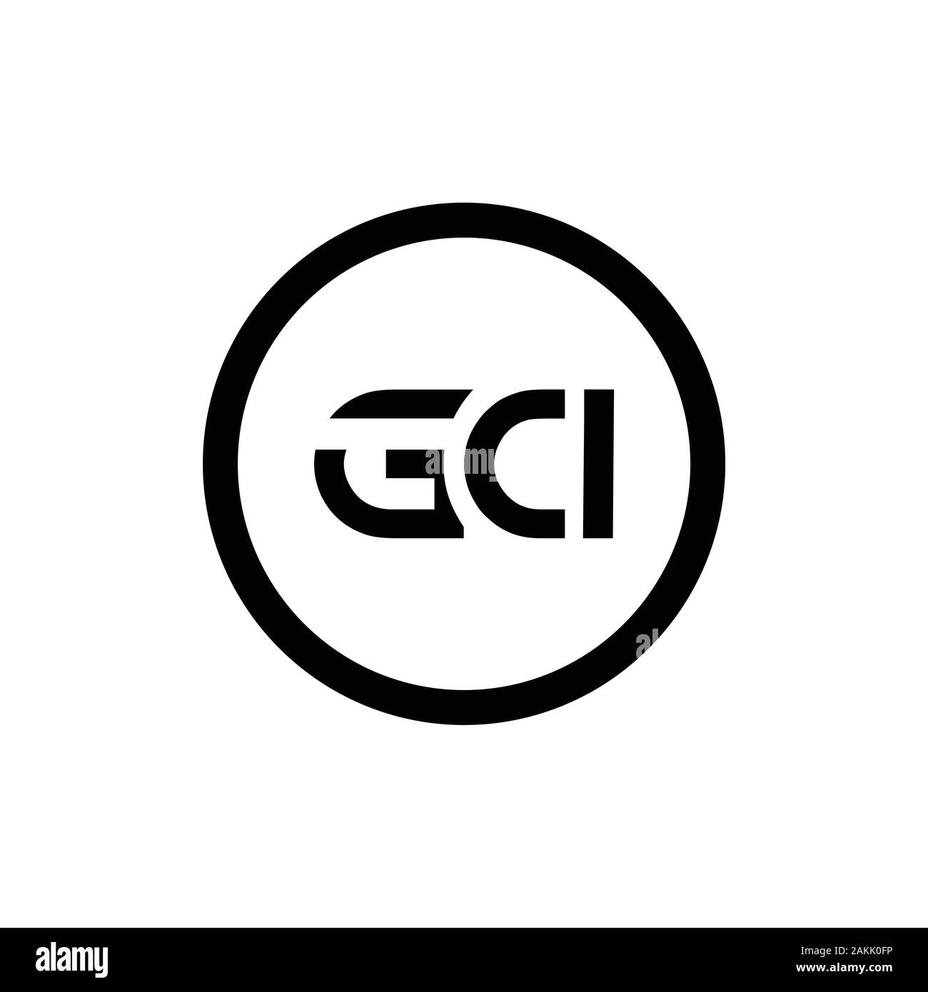 Initial GA Letter Linked Logo. GA letter Type Logo Design vector ...