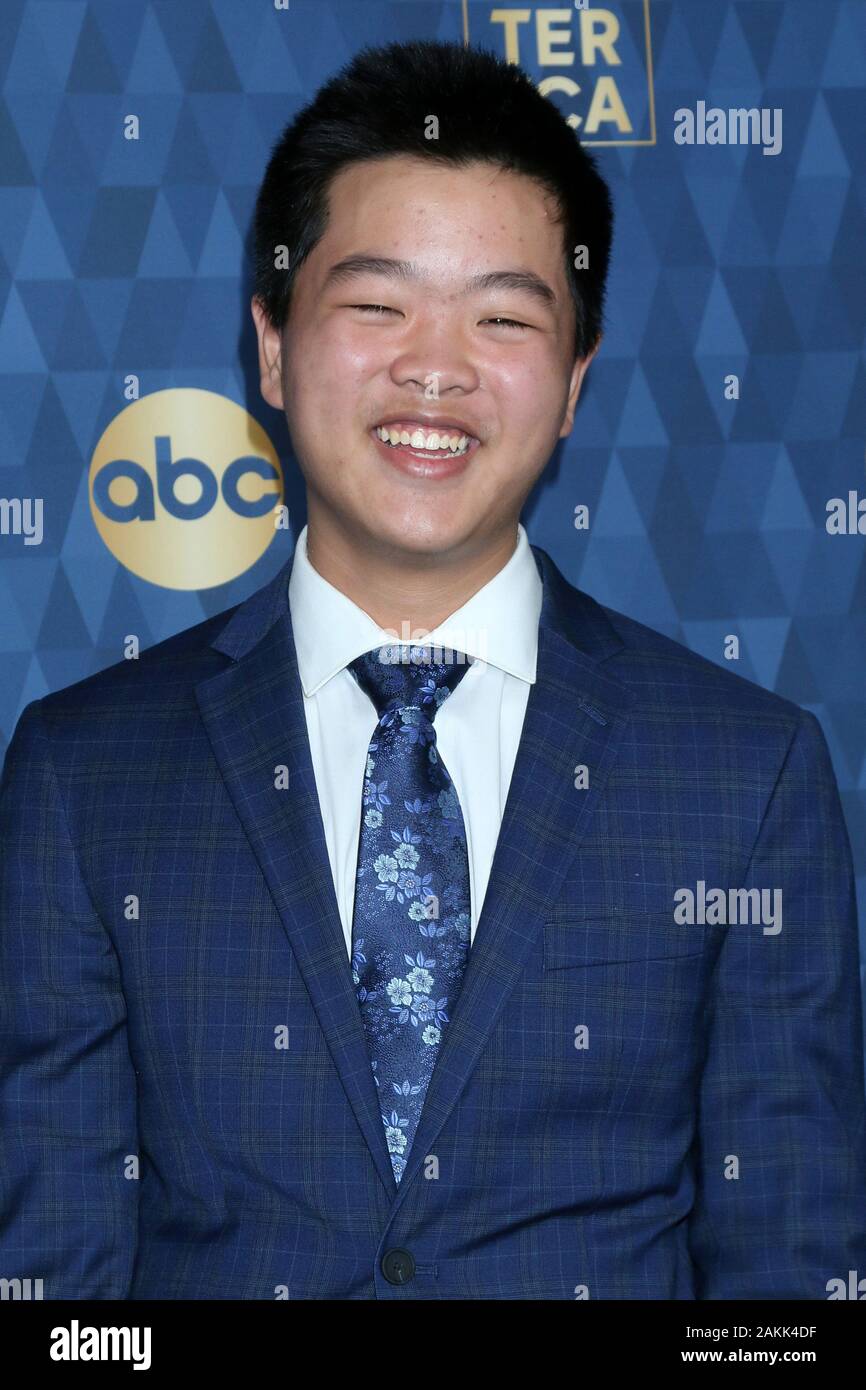 January 8, 2020, Pasadena, CA, USA: LOS ANGELES - JAN 8: Hudson Yang at ...