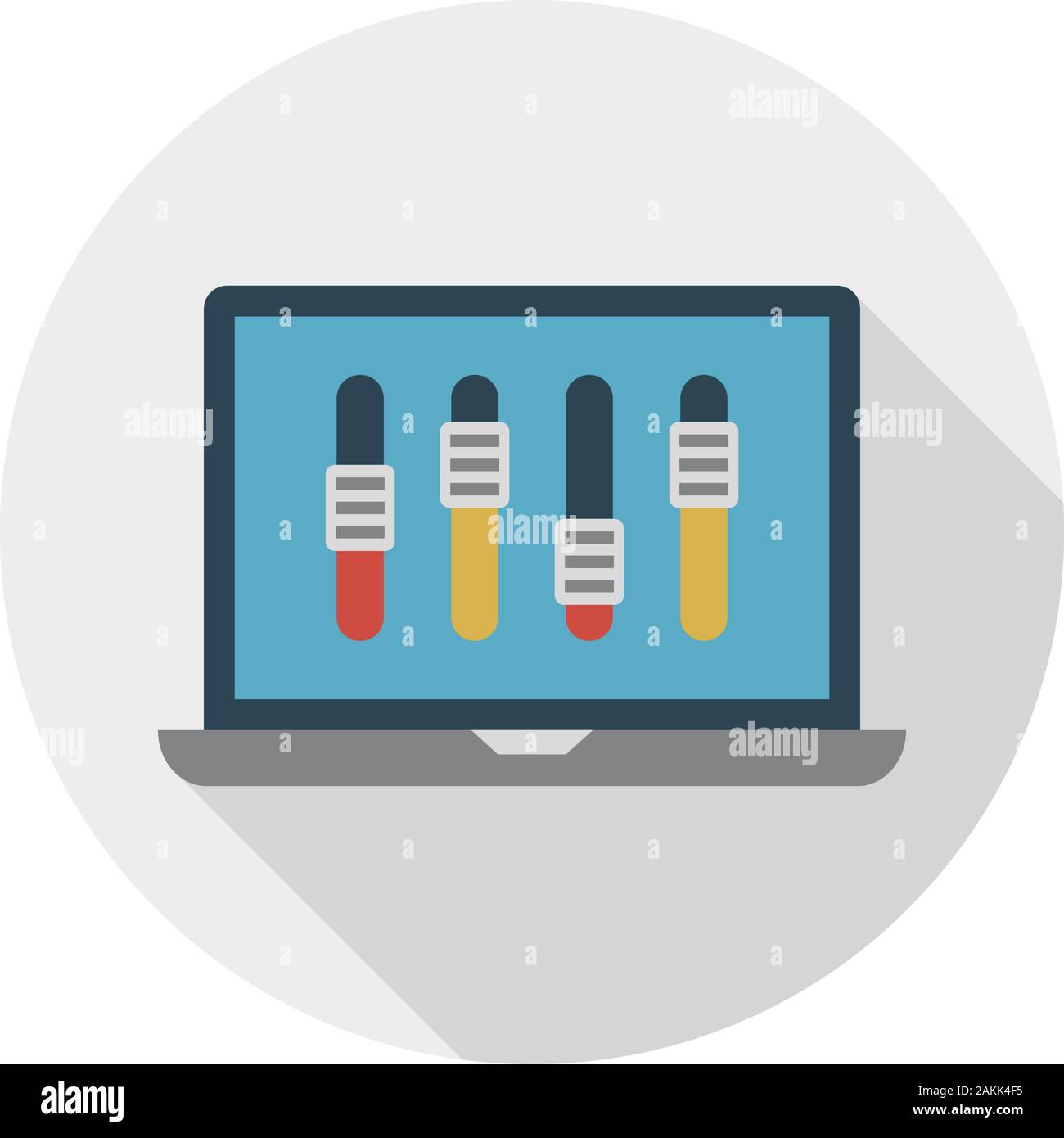 Screen adjustment Cut Out Stock Images & Pictures - Alamy