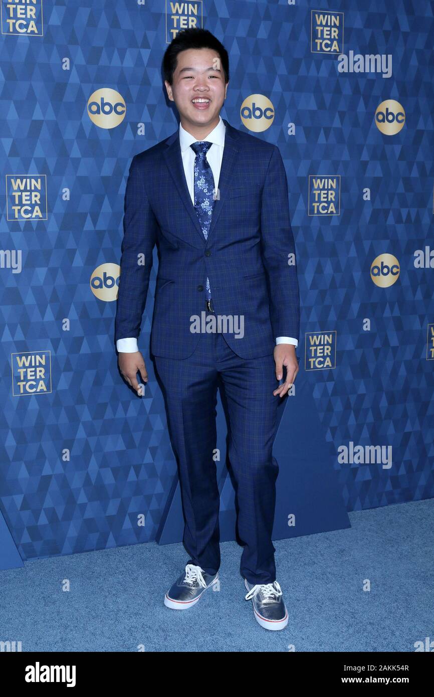 January 8, 2020, Pasadena, CA, USA: LOS ANGELES - JAN 8: Hudson Yang at ...