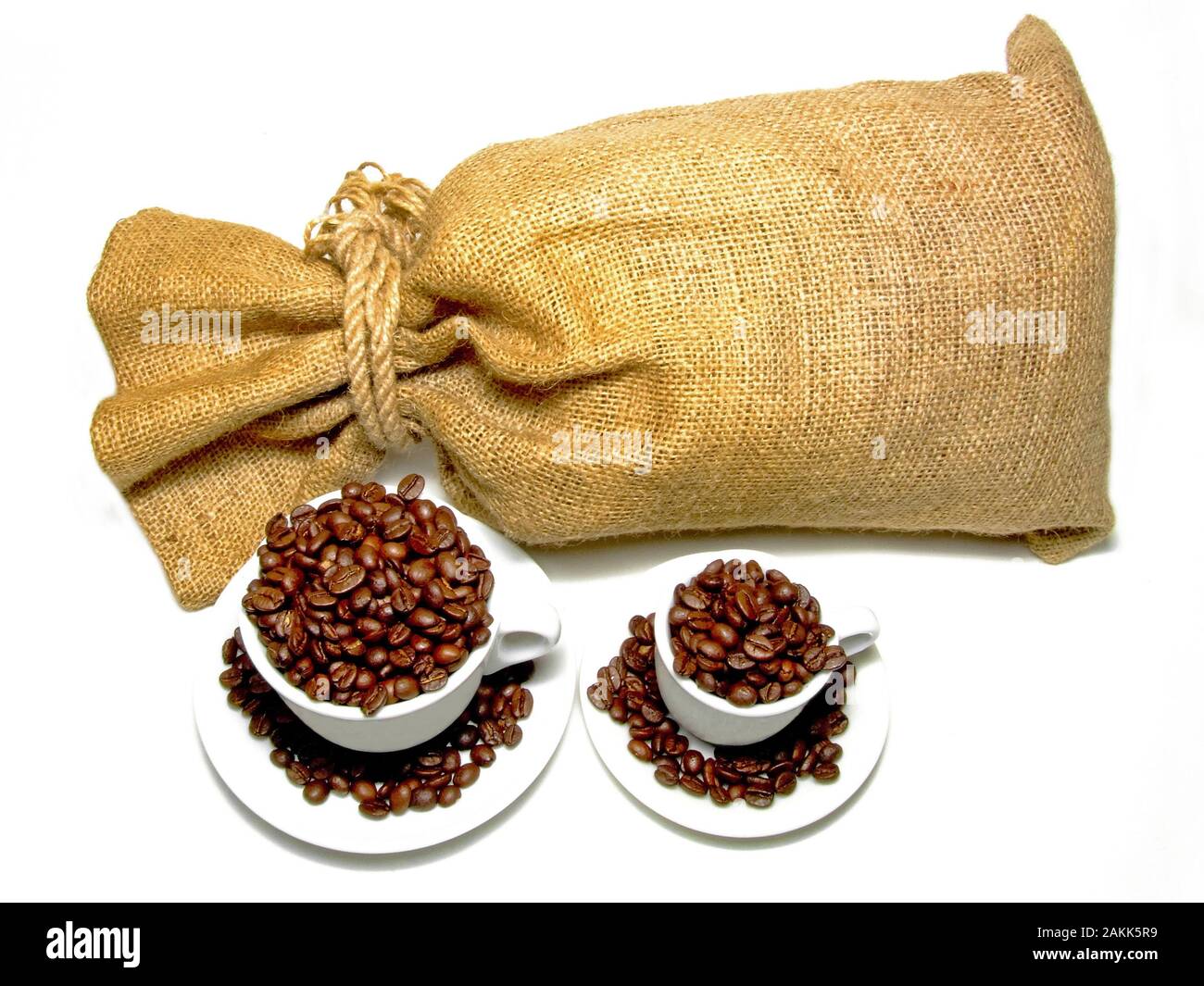 Coffee sack texture Cut Out Stock Images & Pictures - Alamy