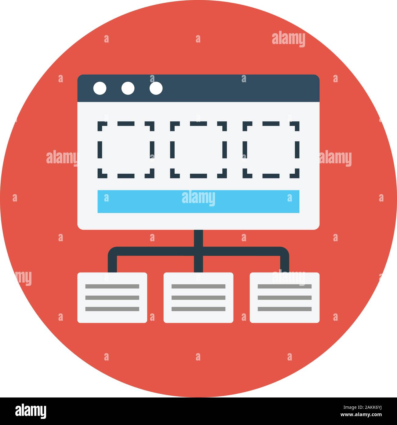 Networking diagram Cut Out Stock Images & Pictures - Alamy
