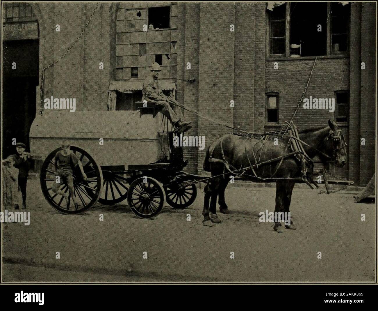 The disposal of municipal refuse . Fig. 8.—Garbage-cart with Sliding ...