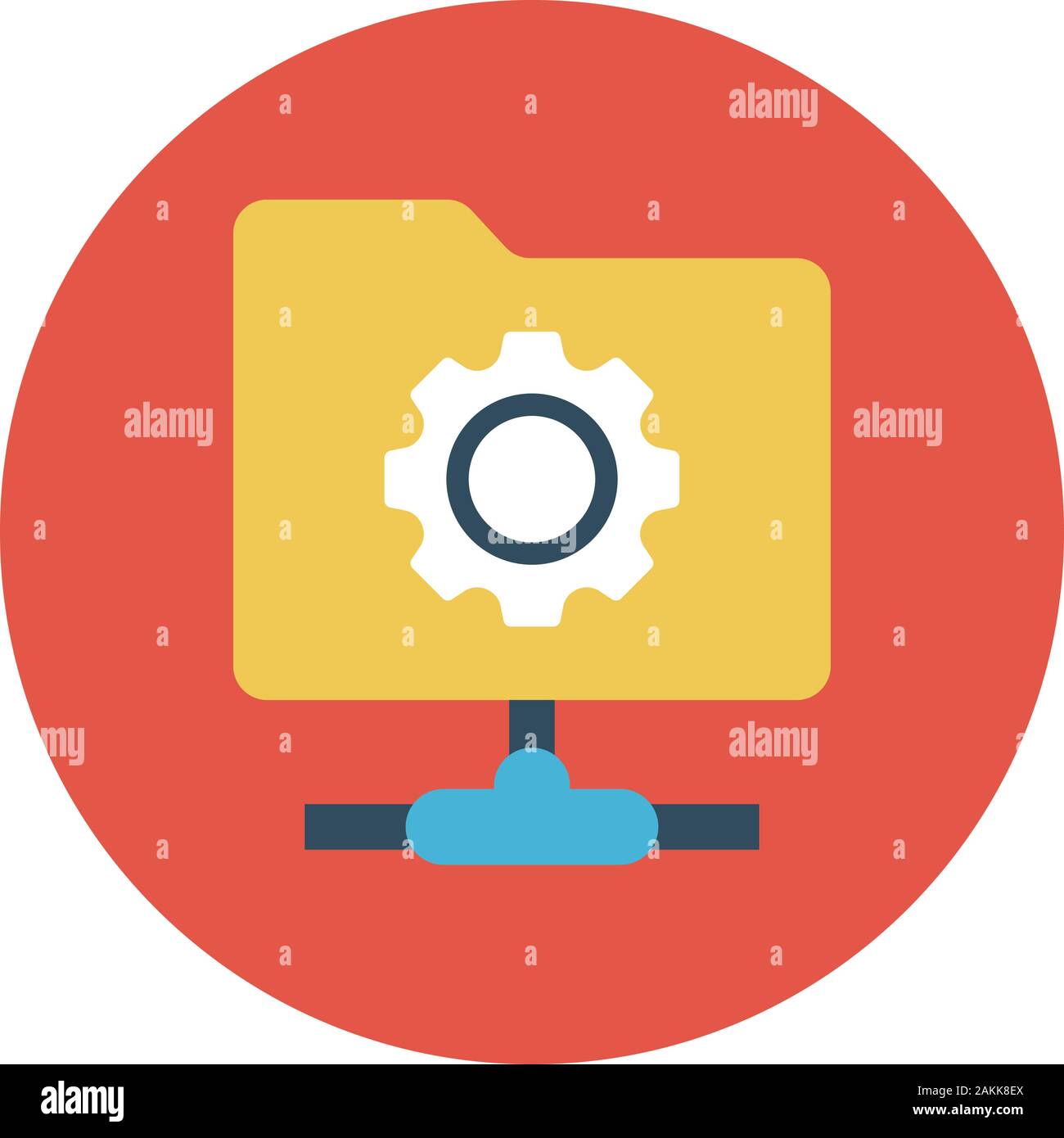 Share folder vector vectors hi-res stock photography and images - Alamy