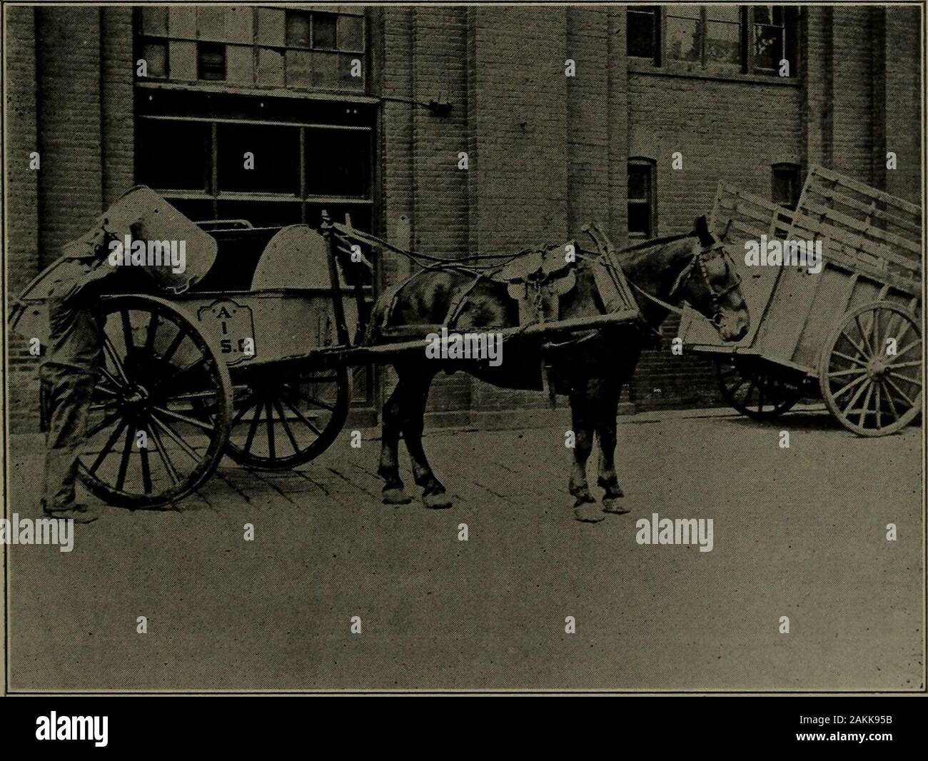 The disposal of municipal refuse . Fig. 6.—Ash- or Garbage-cart with ...