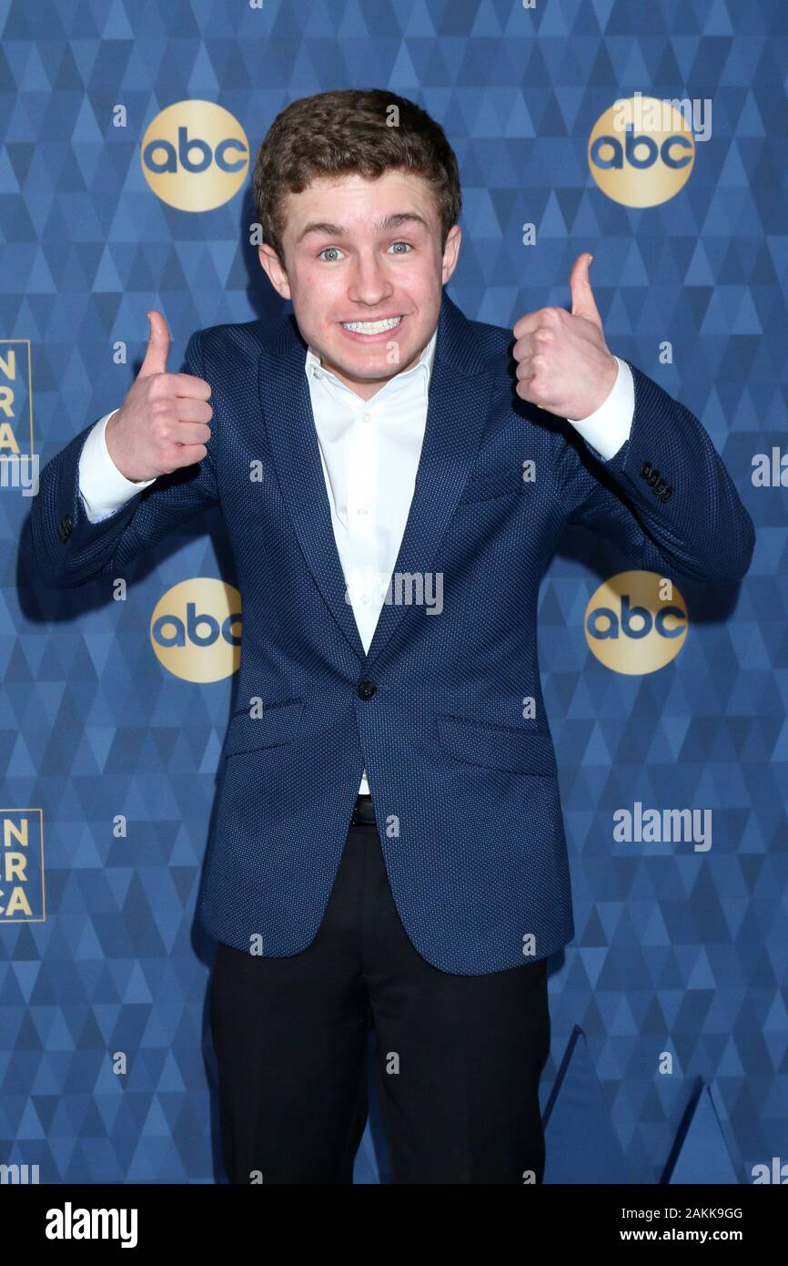 January 8, 2020, Pasadena, CA, USA: LOS ANGELES - JAN 8: Sean Giambrone ...