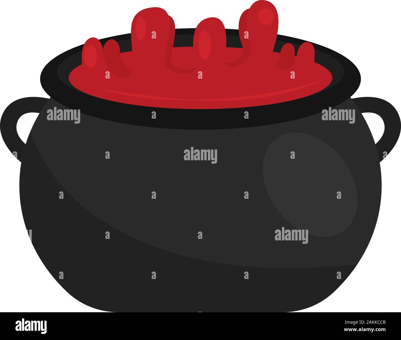 Magic witch cauldron halloween Stock Vector Images - Alamy