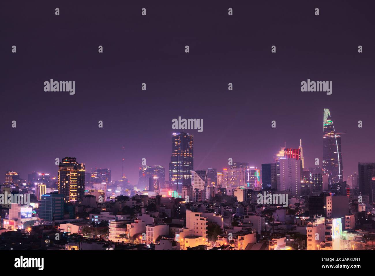 Ho chi minh city elevated skyline view hi-res stock photography and ...