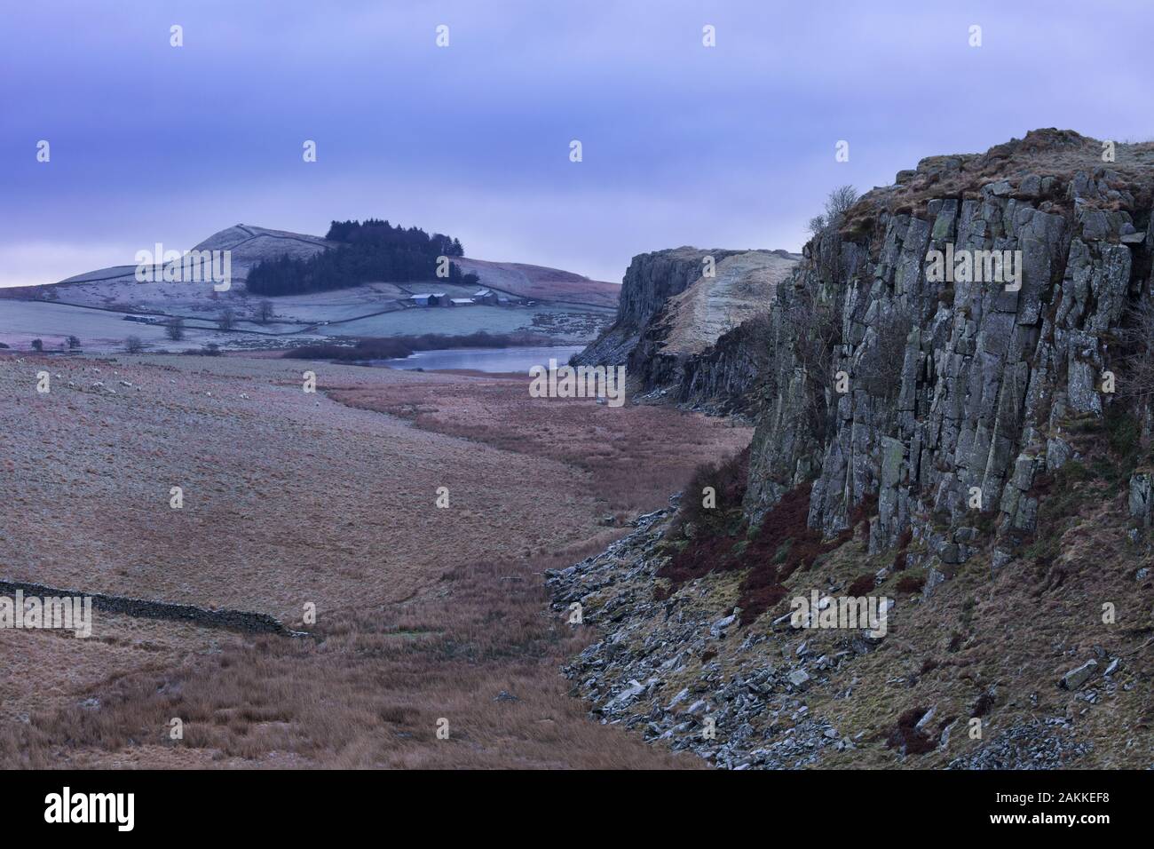 Hadrian wall hadrians steel rigg hi-res stock photography and images ...