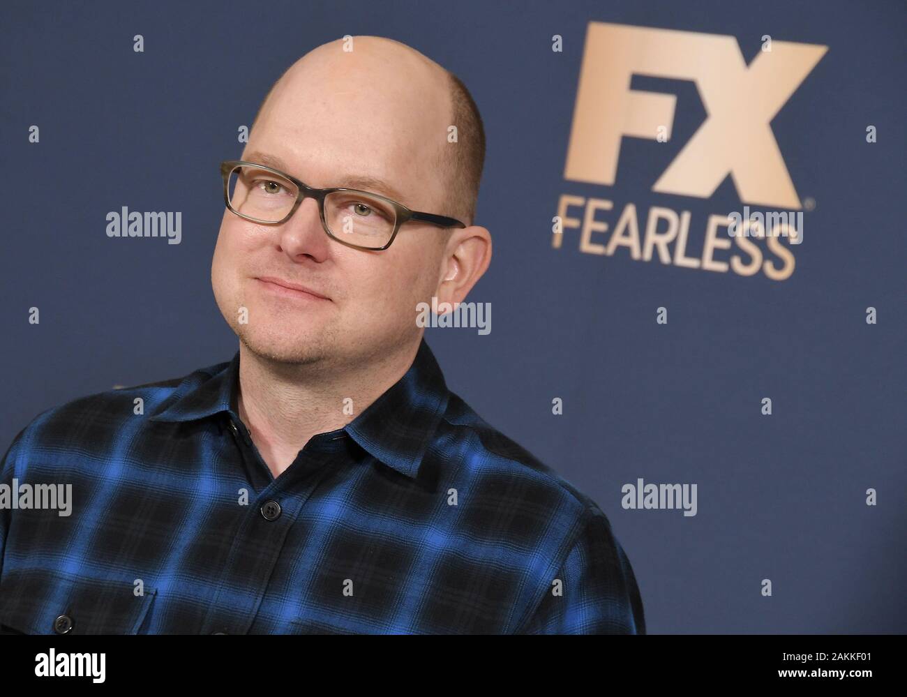 Mark Proksch arrives at the FX Networks Winter TCA Starwalk held at The ...