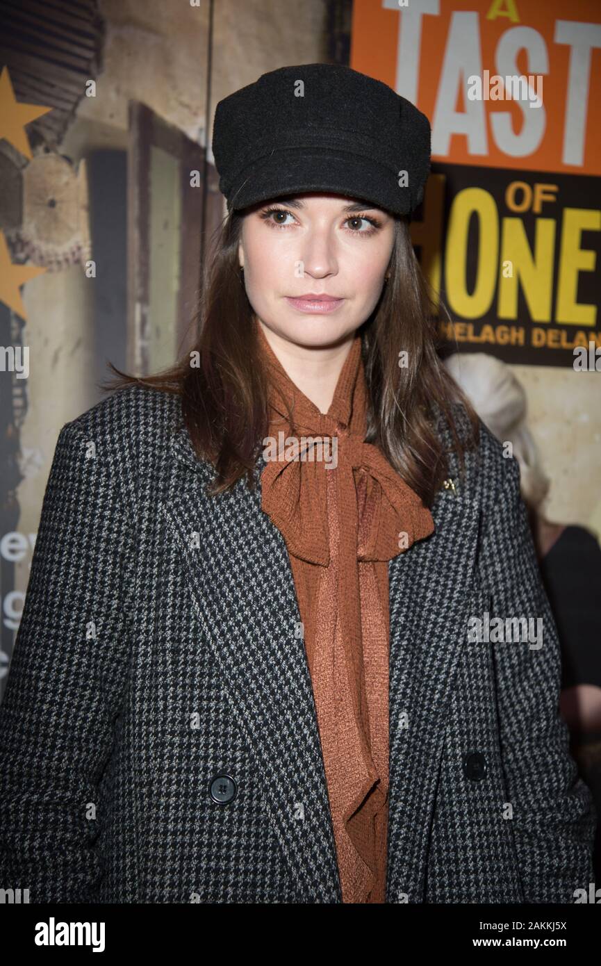 Celebrity arrivals at A Taste of Honey press night. Trafalgar Studios ...