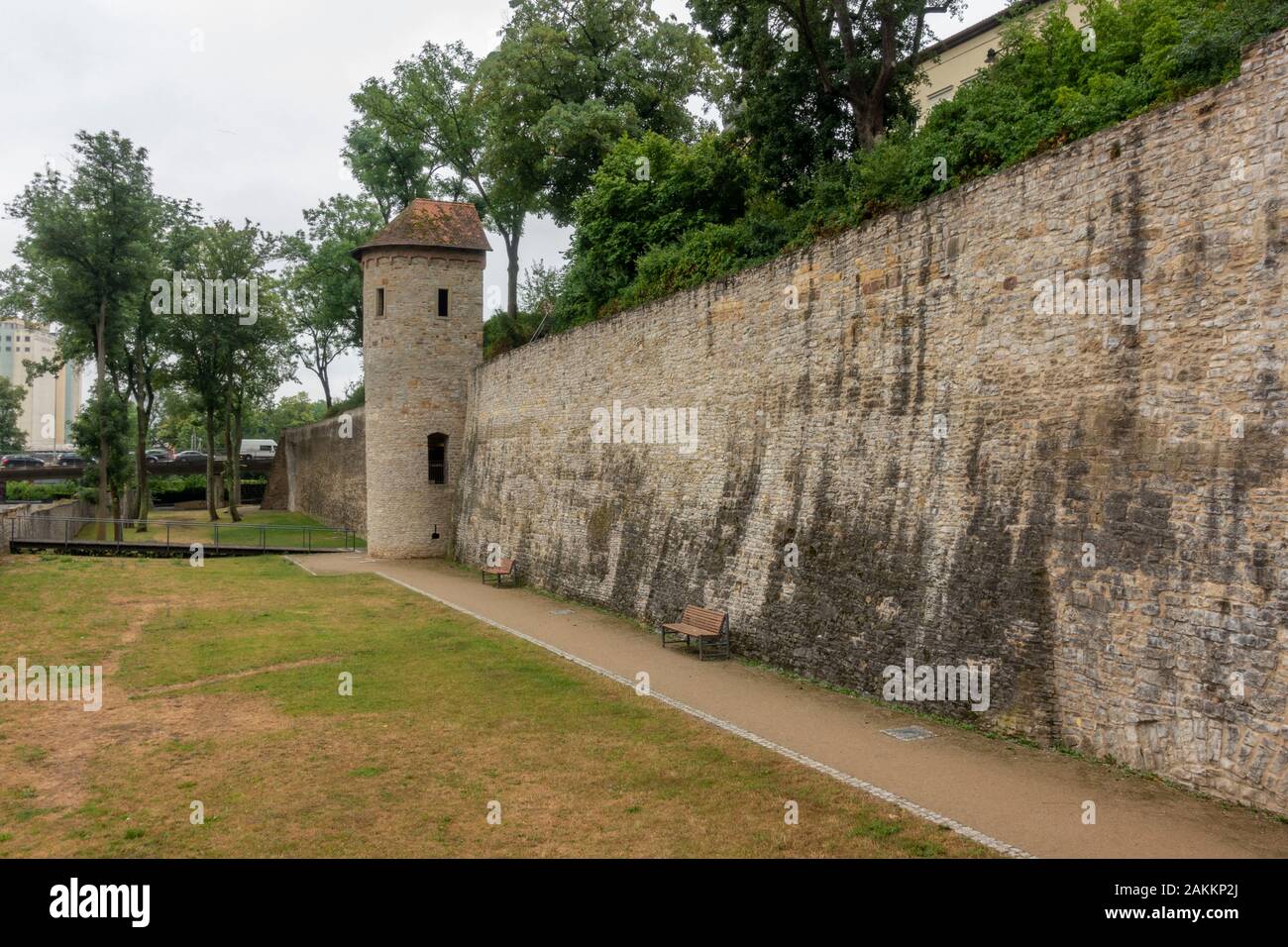 City wall walls rampart ramparts hi-res stock photography and images ...